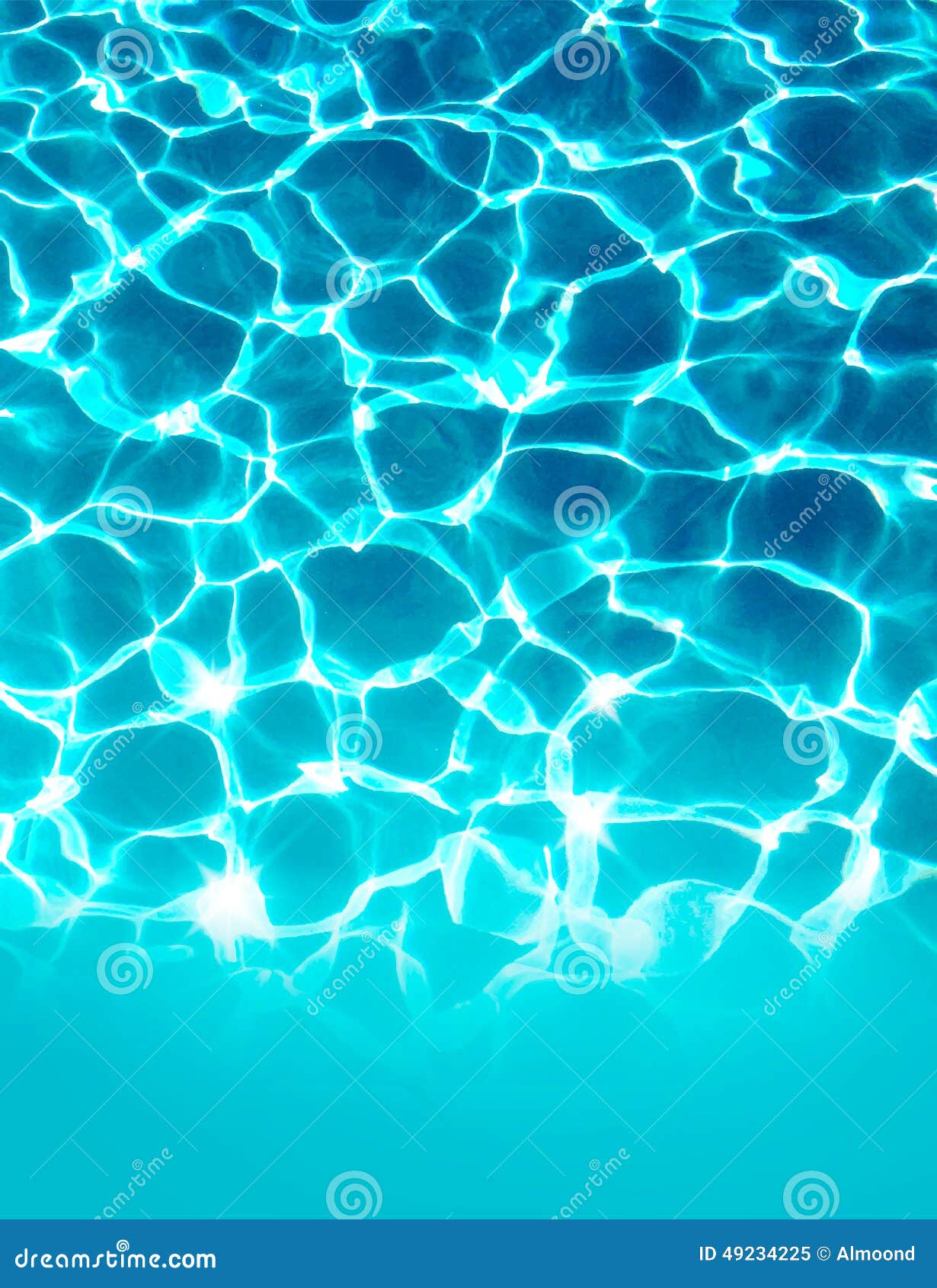 Background with Beautiful Sea Water. Stock Vector - Illustration of ...