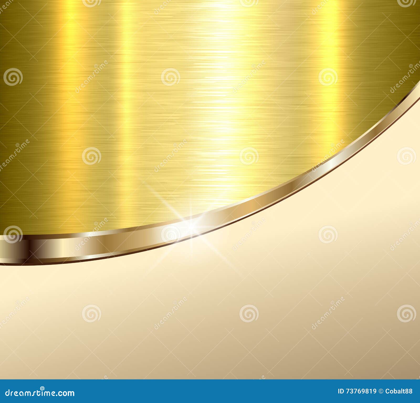 Background beige and gold stock vector. Illustration of golden - 73769819
