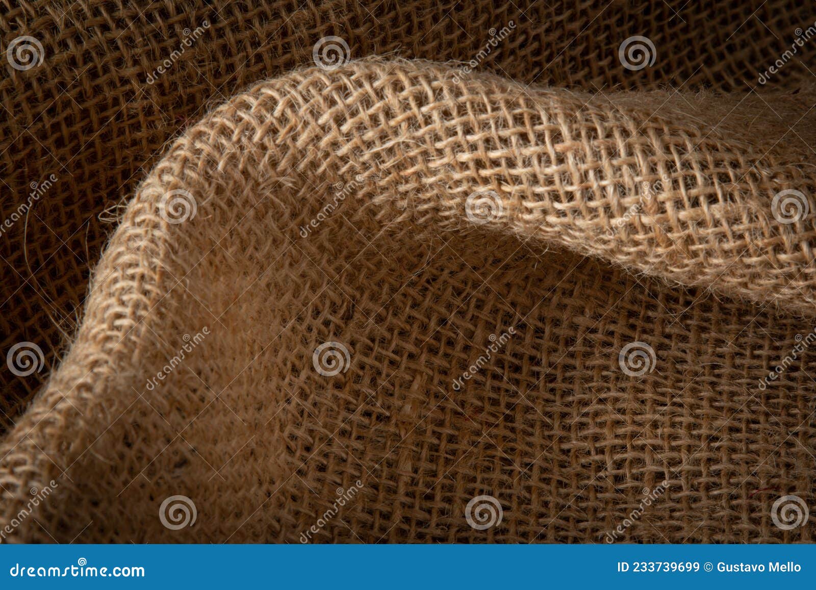 Background with Beige Jute Fiber Texture Stock Image - Image of ...