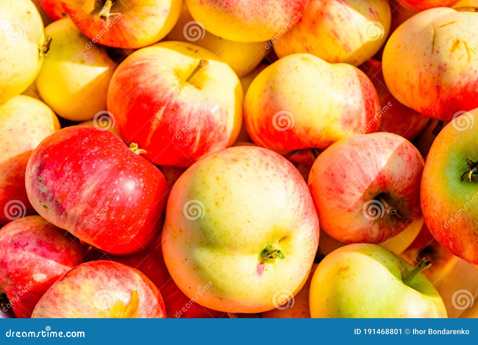 Background of the Big Pile of Ripe Apples Stock Image - Image of color ...