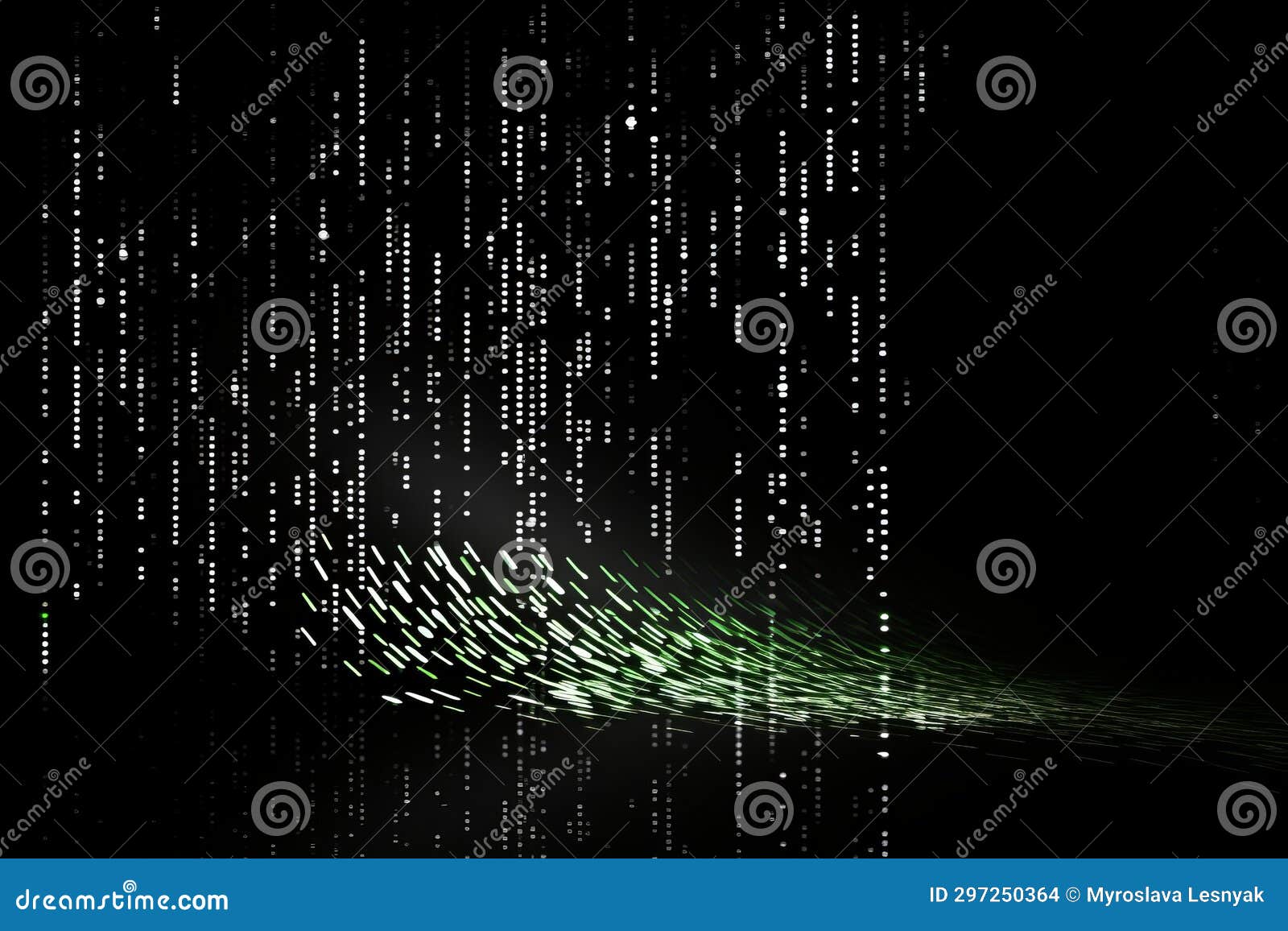 Background Of Binary Code Abstraction An Abstract Representation Of Binary Code In Minimalist