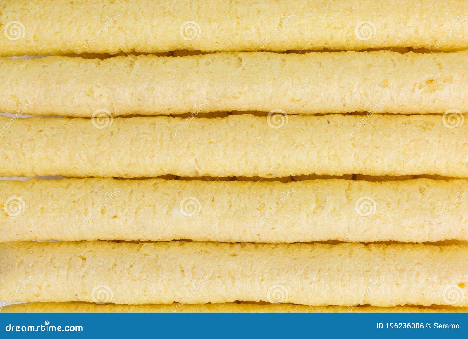Puffed corn sticks stock photo. Image of puffed, crunchy - 196236006