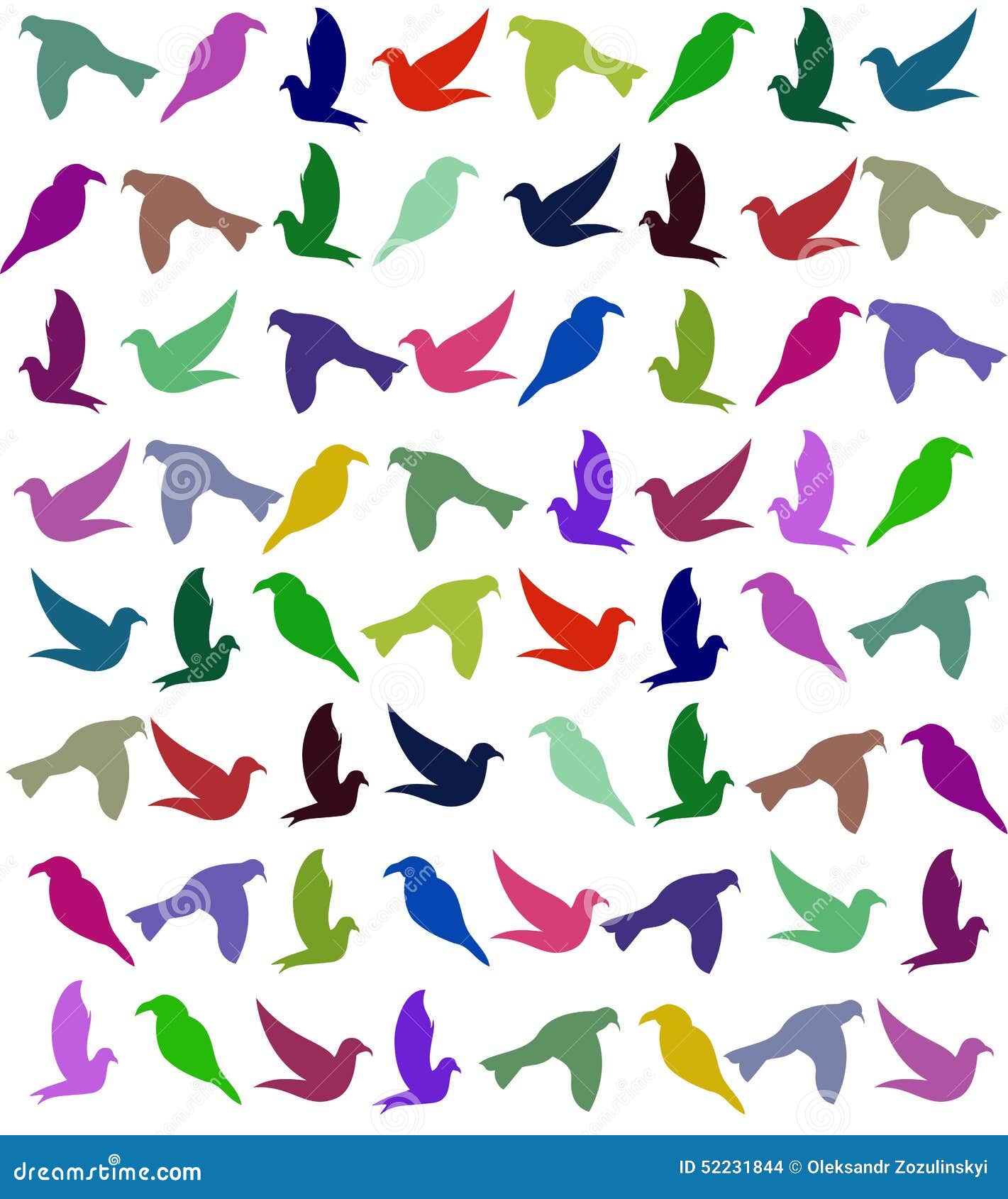 Background with Birds Vector Stock Vector - Illustration of design ...