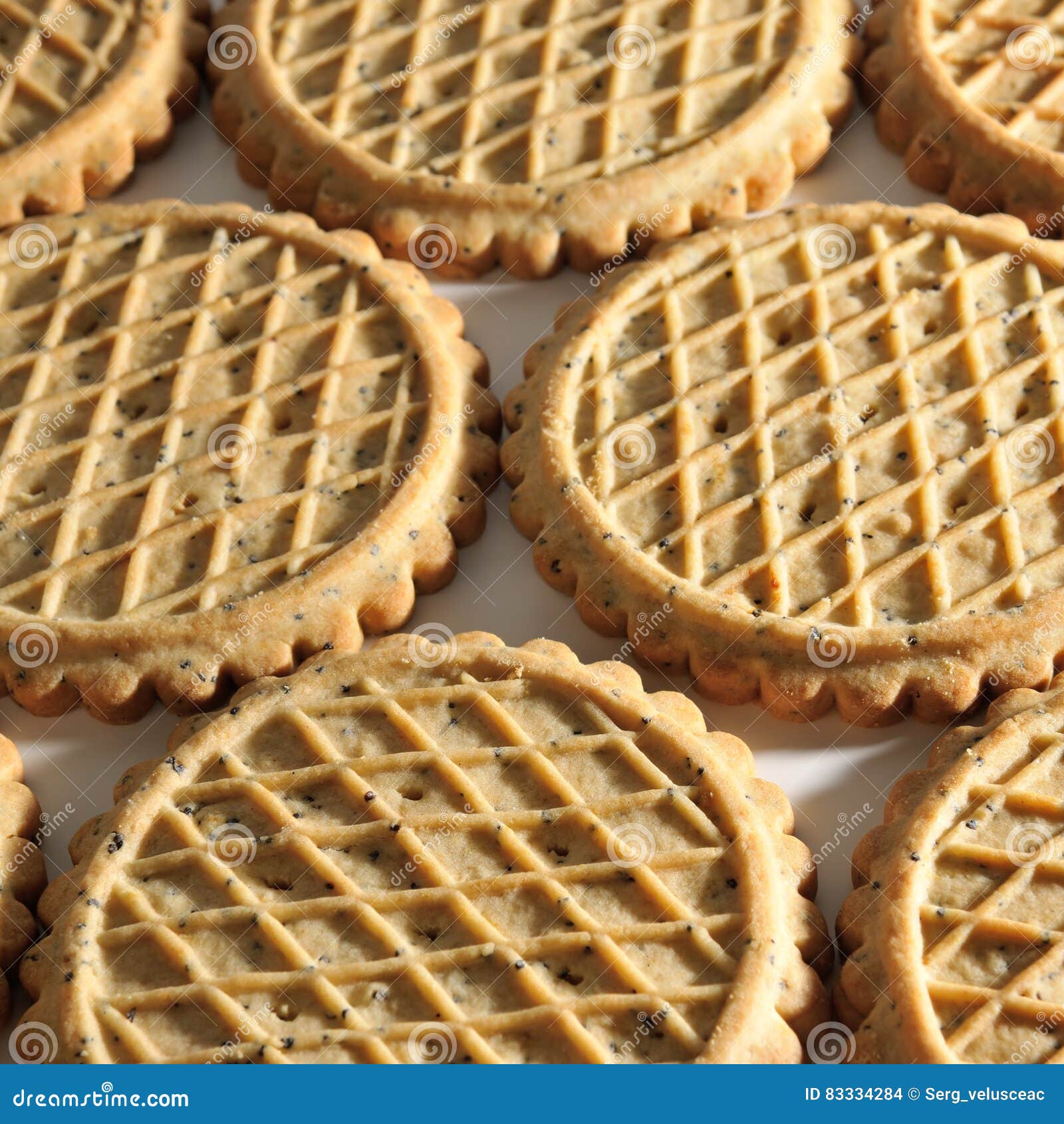 Background of biscuits stock photo. Image of cookies - 83334284