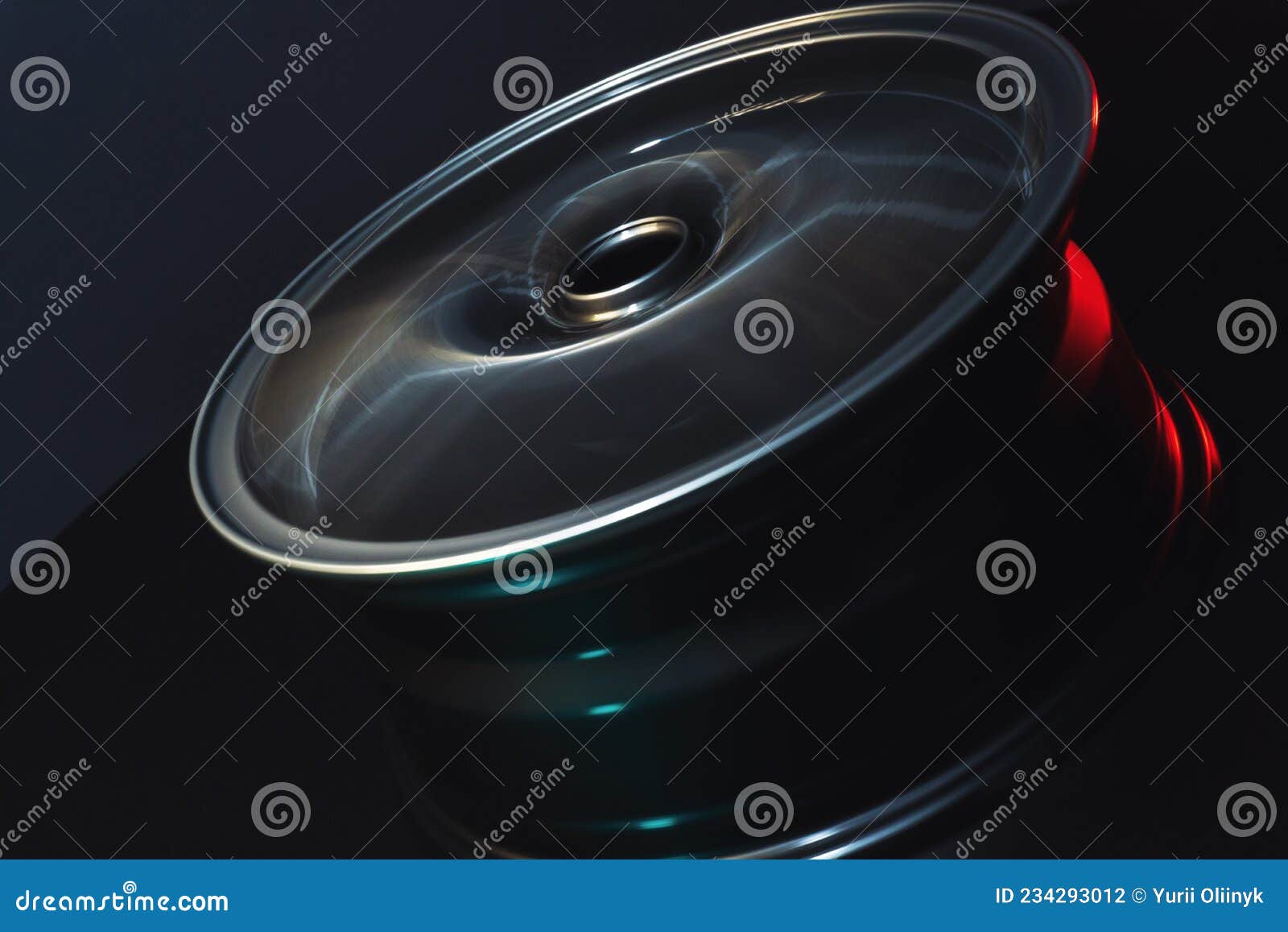 Movement Long Medium Exposure Titanium Discs Light Powder Coating Stock ...