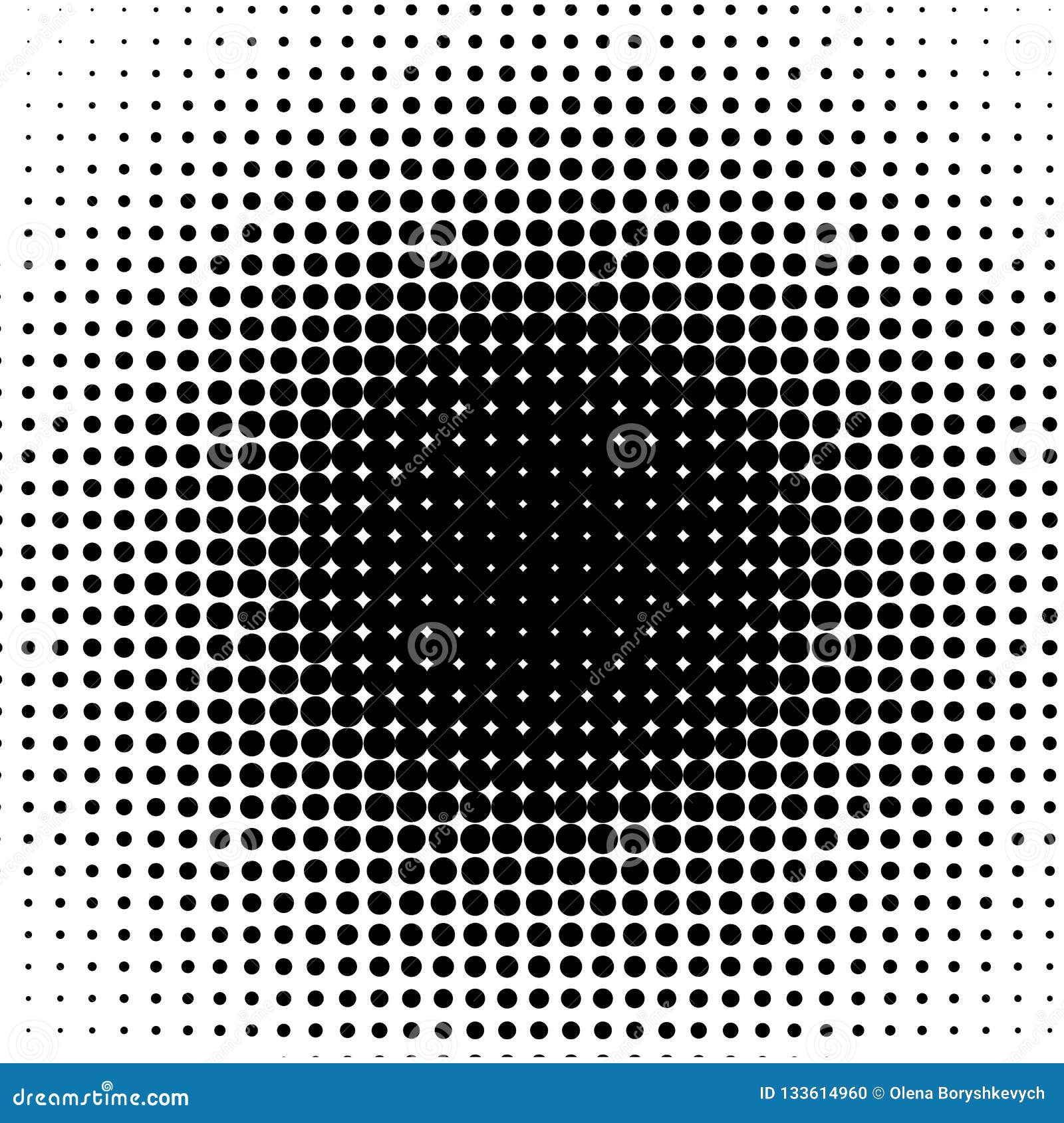 The Background of Black Dots of Different Sizes Having Different ...