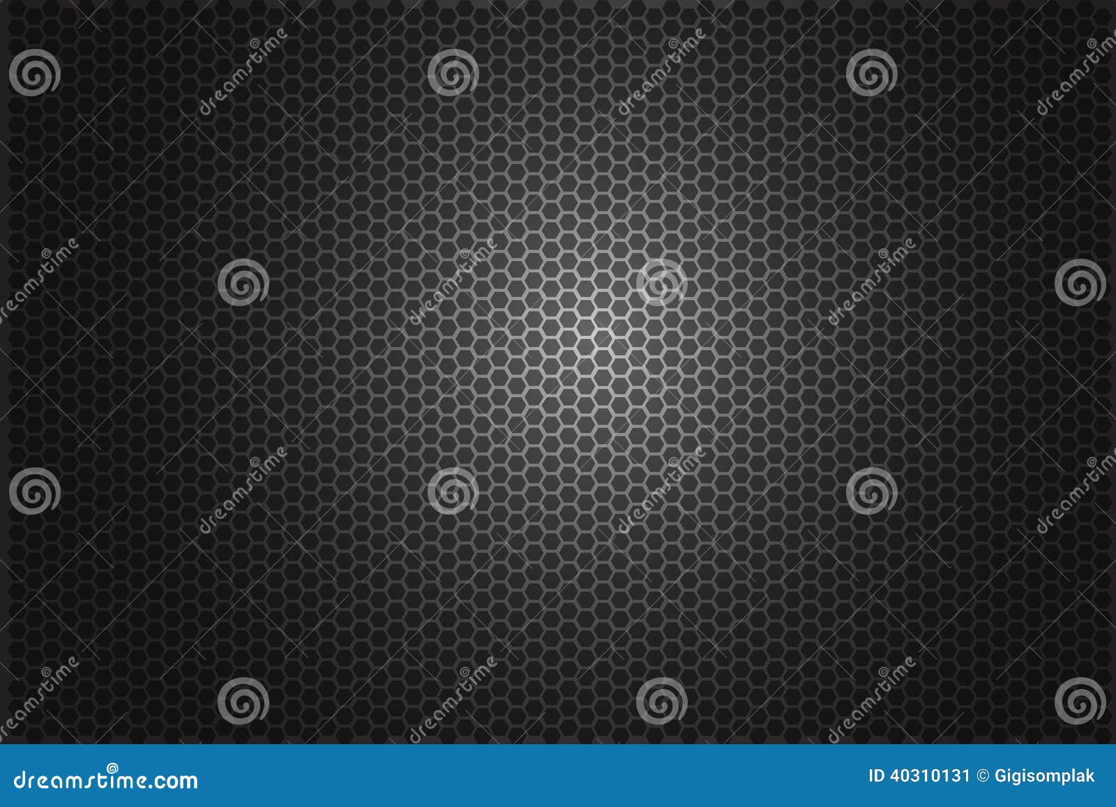 Background - Black Gradation Hexagon Stock Illustration - Illustration ...