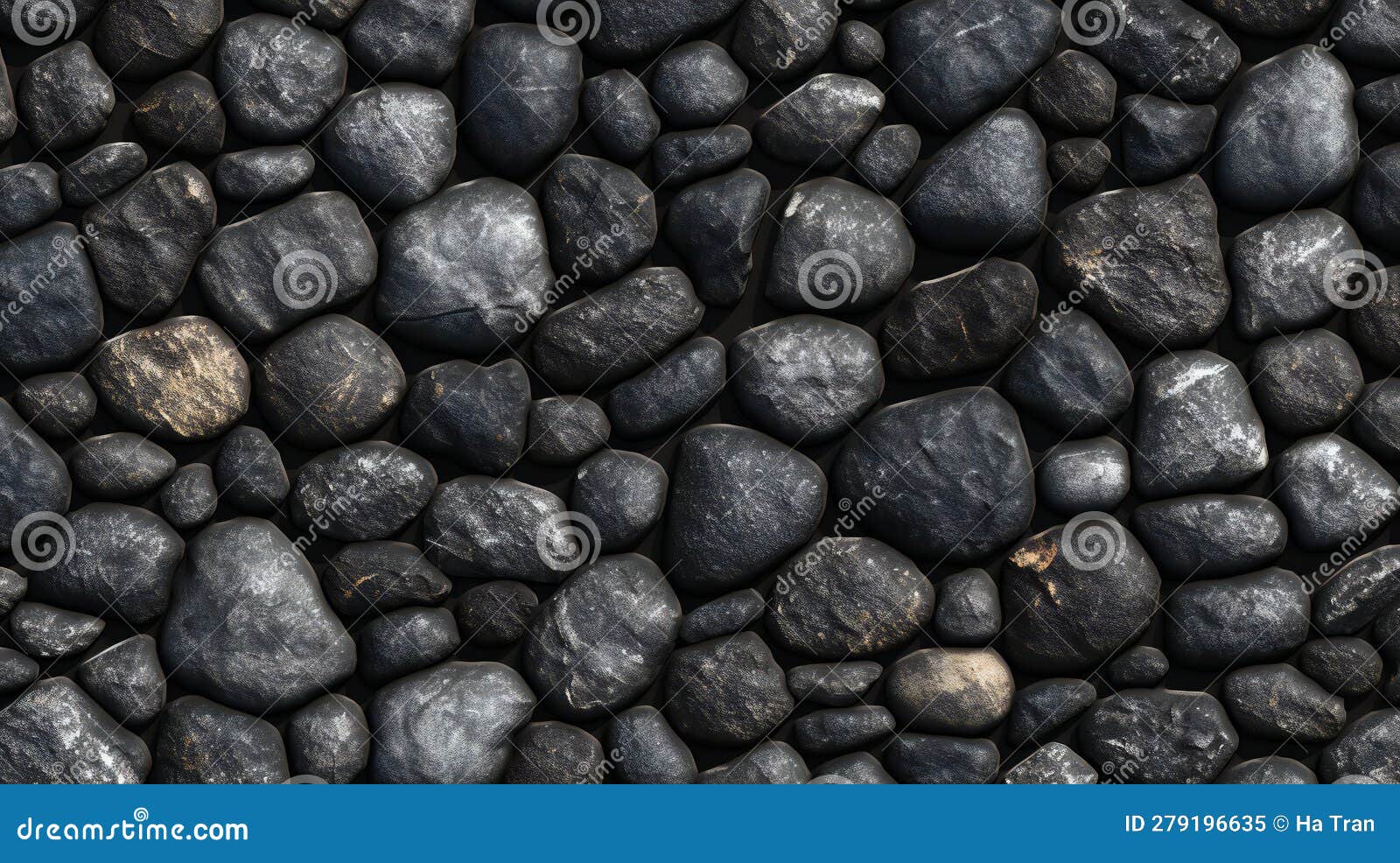 Background of Black Pebbles, Texture of Pebbles Stock Illustration ...