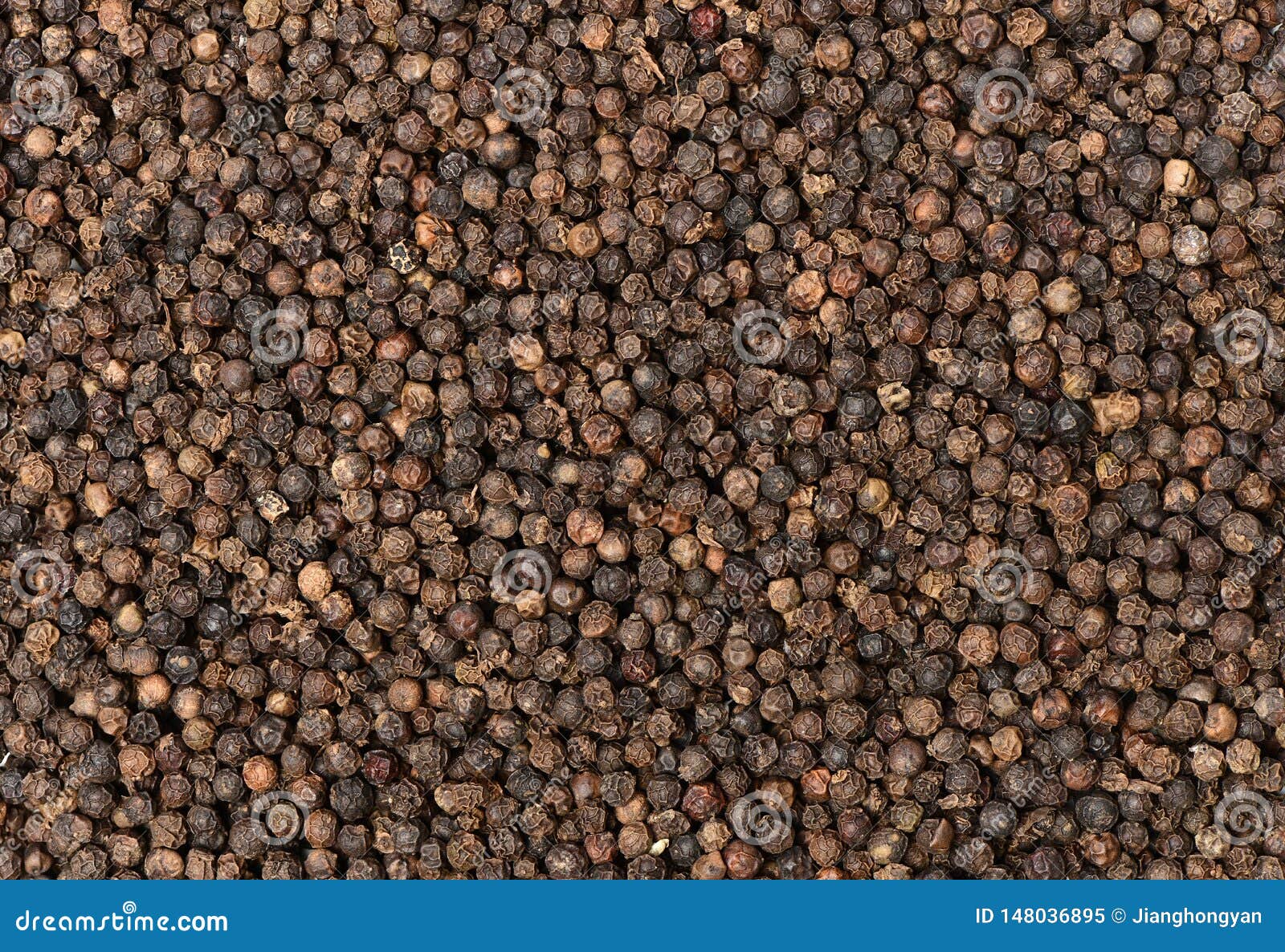 Background of Black Peppercorns Stock Image - Image of black ...