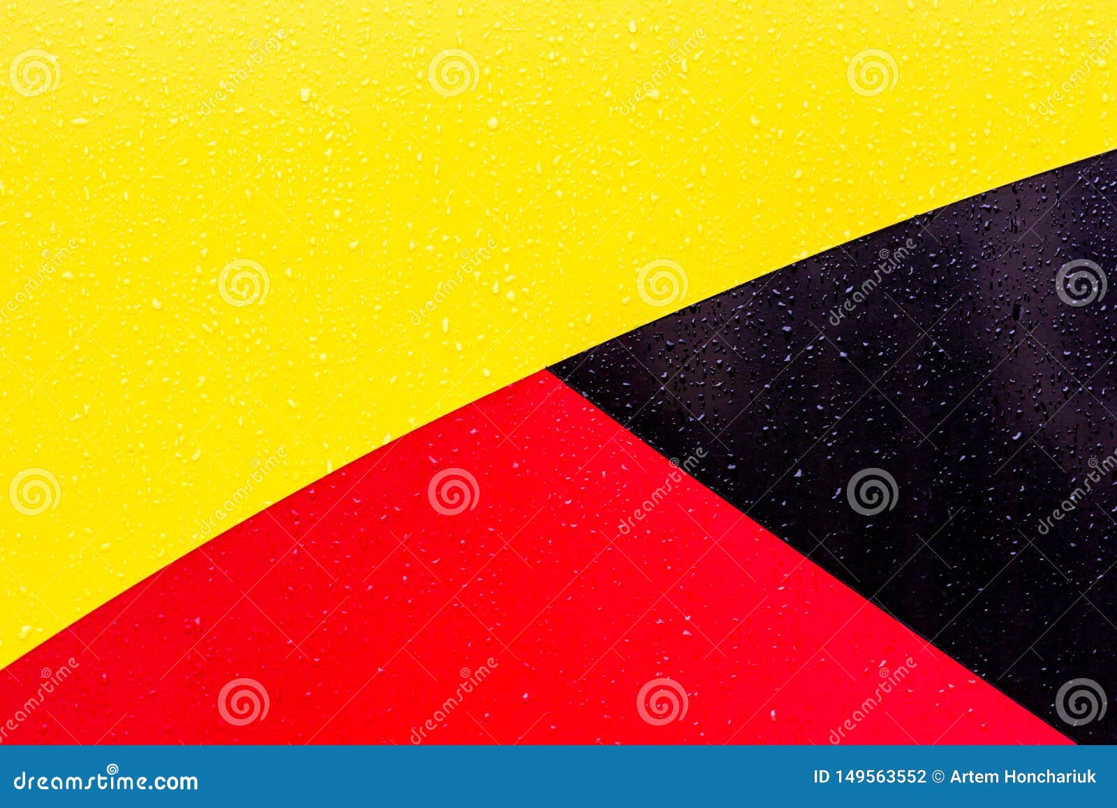 The Background is Black Red Yellow. Figures of Different Colors Stock ...