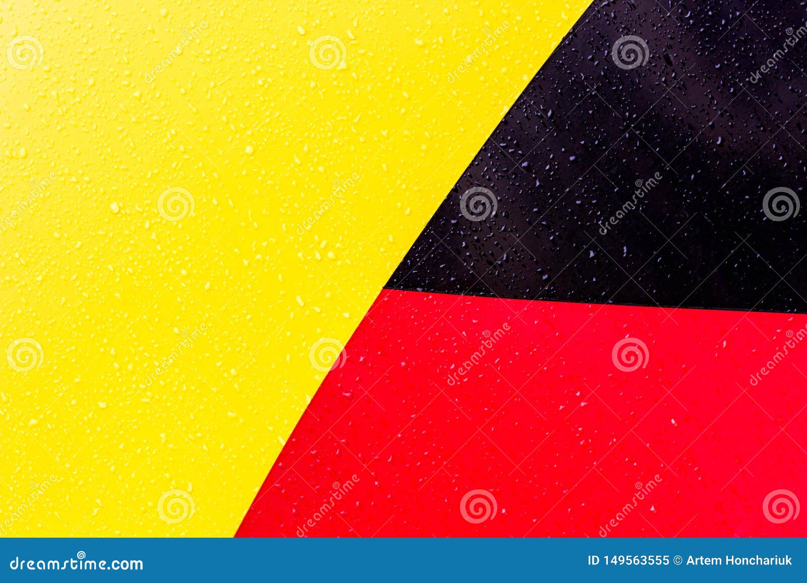 The Background is Black Red Yellow. Figures of Different Colors Stock ...