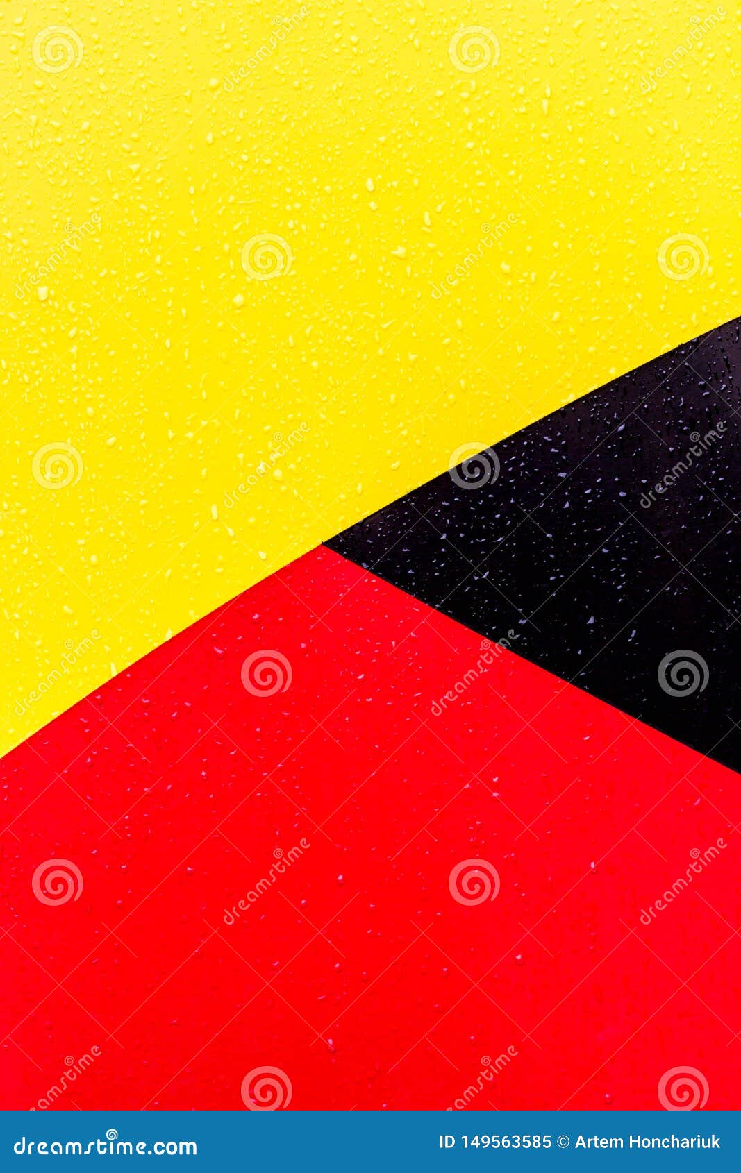 The Background is Black Red Yellow. Figures of Different Colors Stock ...