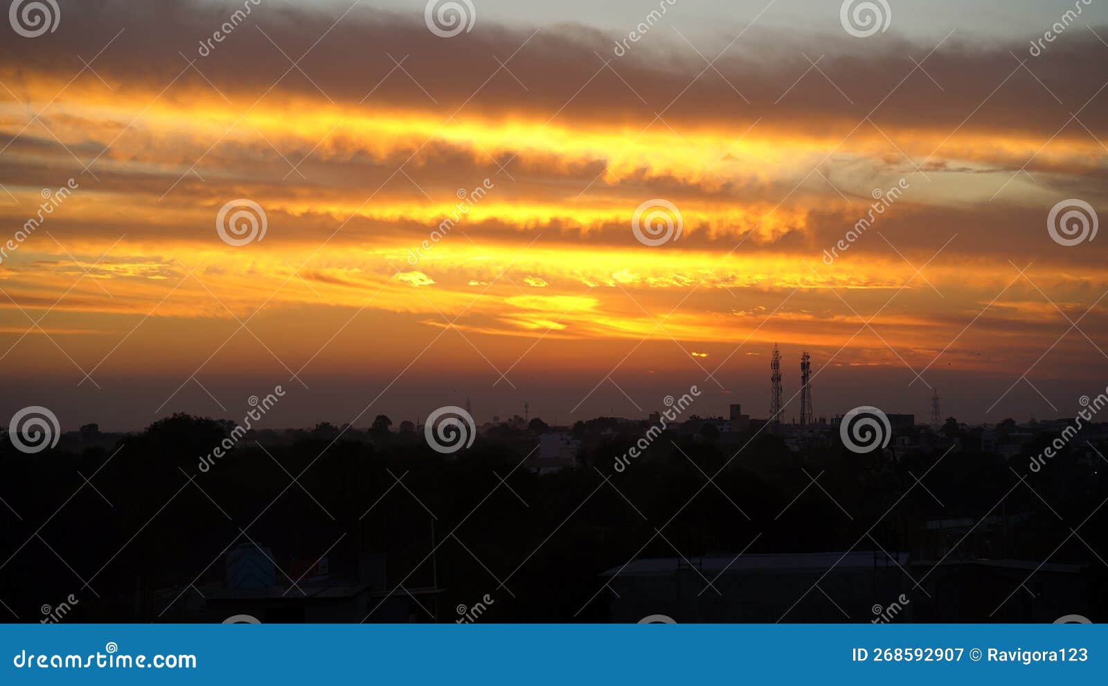 Background of the Blood Red Evening Sky and Clouds Stock Image - Image ...