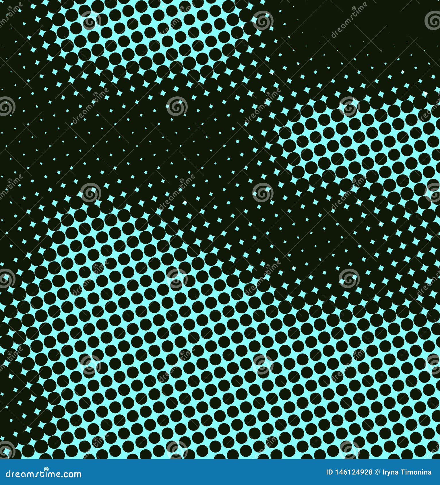 Background of Blue and Black Circles. Vector Illustration Stock Vector ...