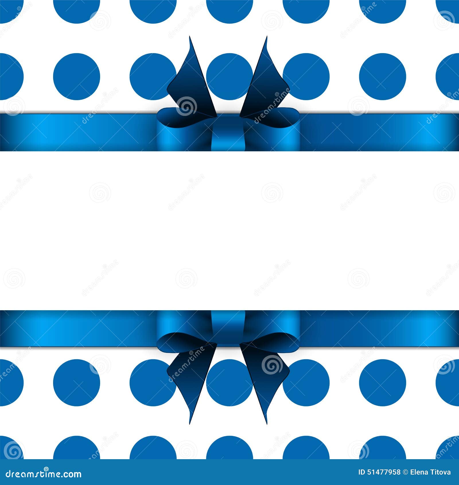 Background with blue bow stock vector. Illustration of cute - 51477958