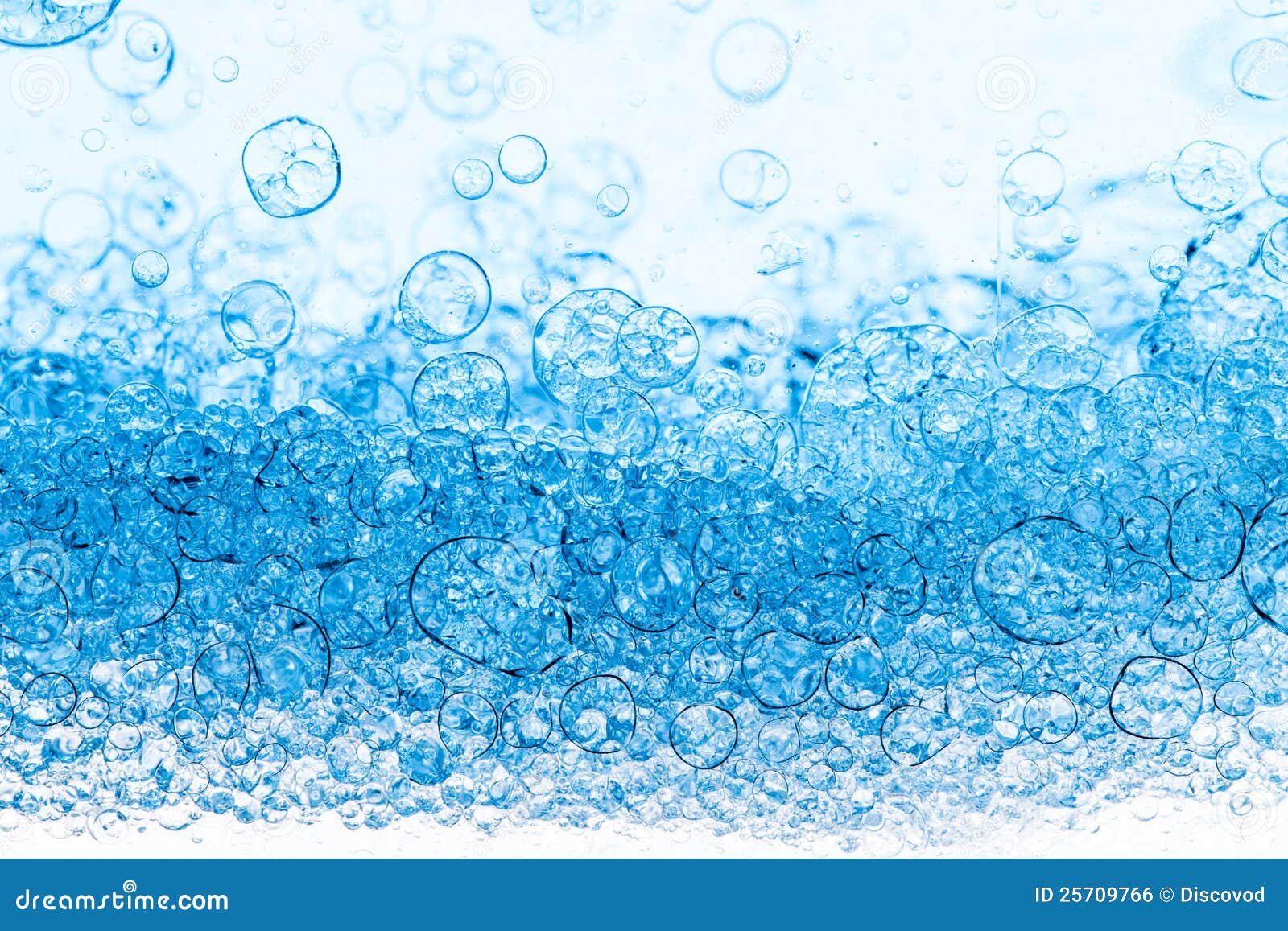 Background of Blue Bubbles Foam Stock Photo - Image of transparent ...