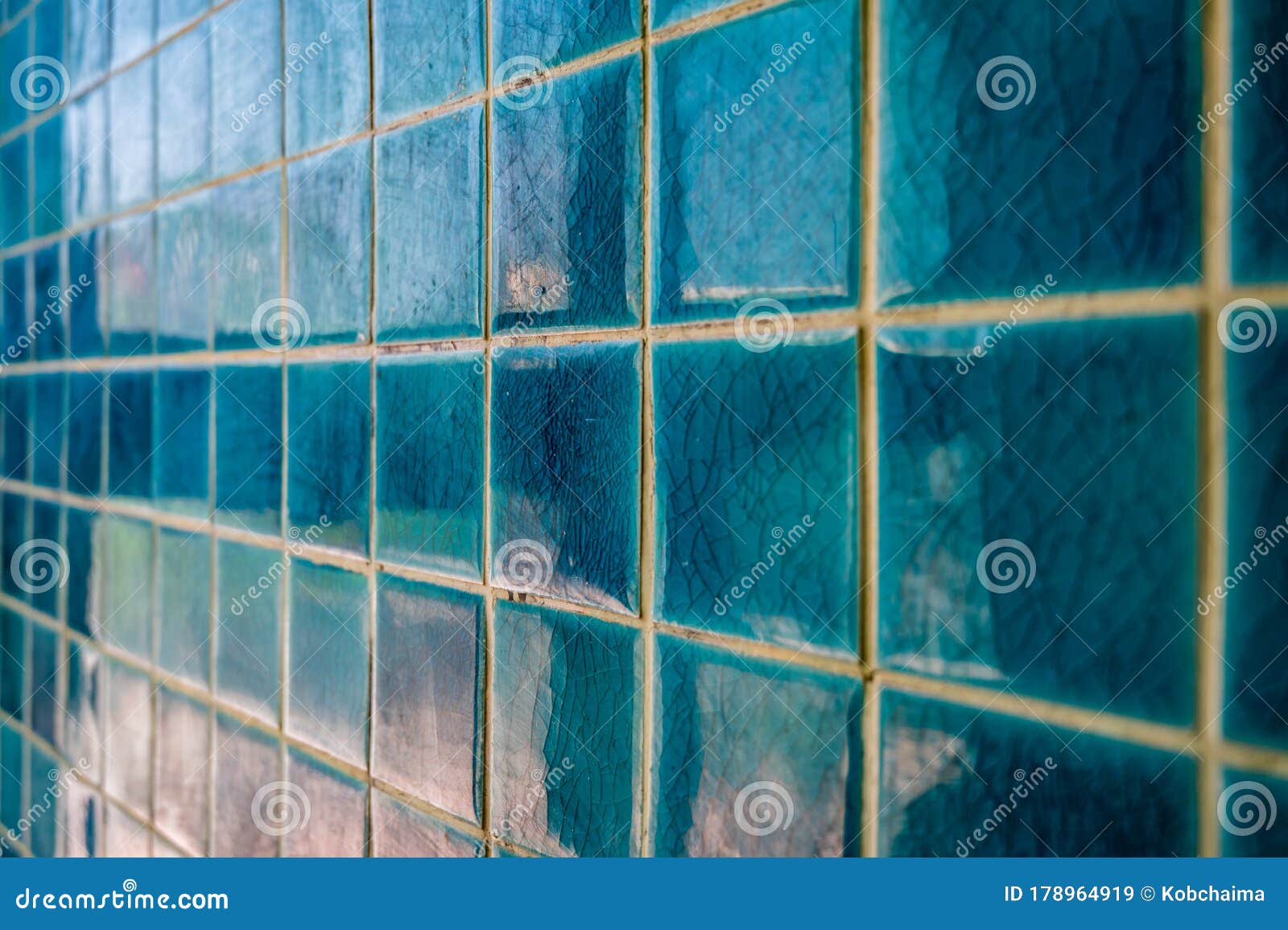 Background of Blue Ceramic Tile Stock Image - Image of luxury, backdrop ...