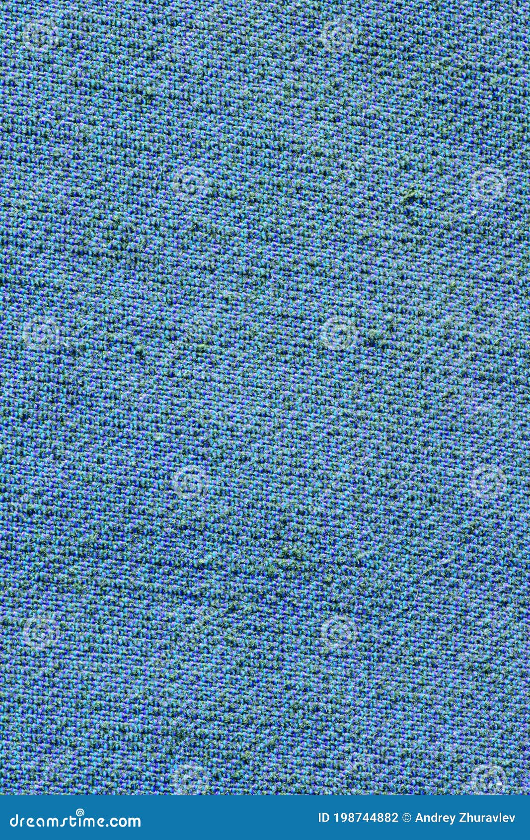 Background of Blue Coarse Fabric, Closeup Canvas Texture Stock Photo ...