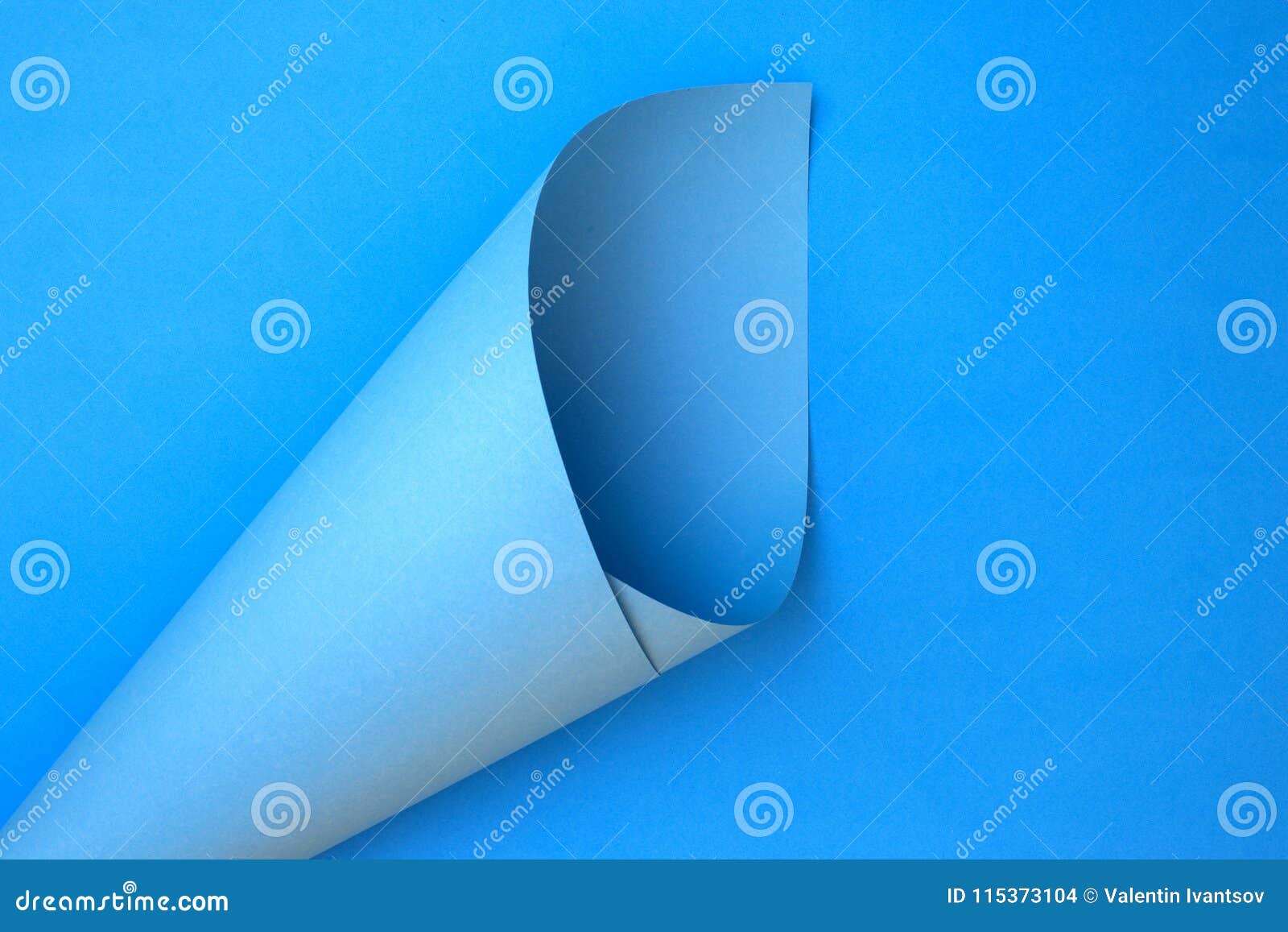 Background of Blue Color Paper Sheets Stock Photo - Image of texture ...