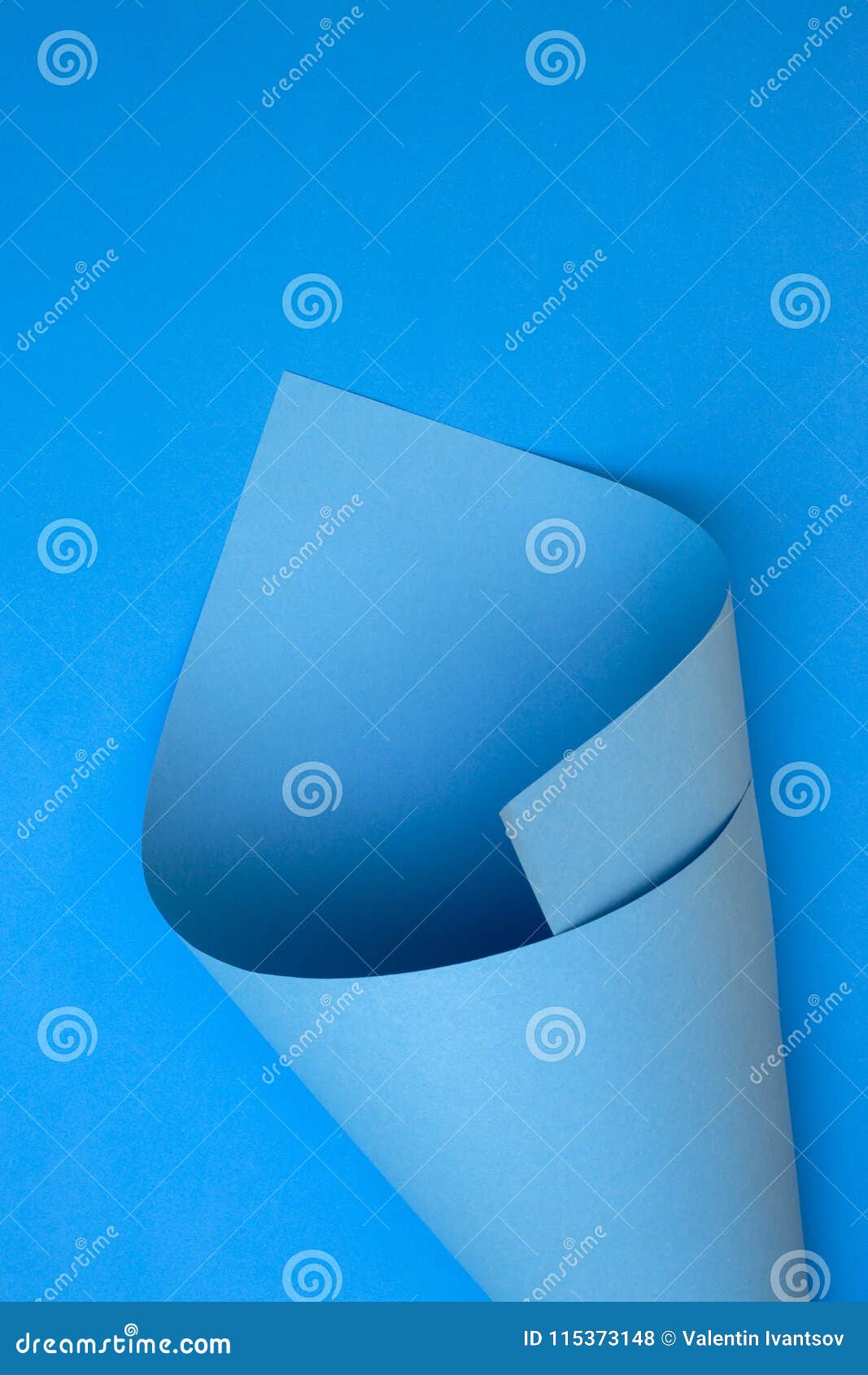 Background of Blue Color Paper Sheets Stock Photo - Image of background ...