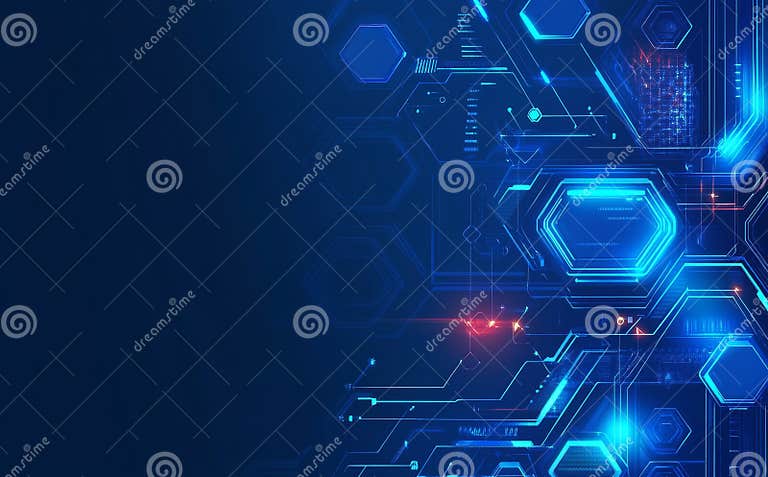 The Background is Blue and the Copy Space is Abstracted To Resemble a ...