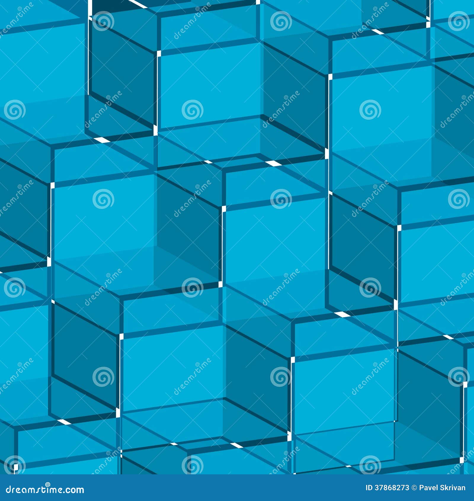 Background blue cube stock illustration. Illustration of curve - 37868273