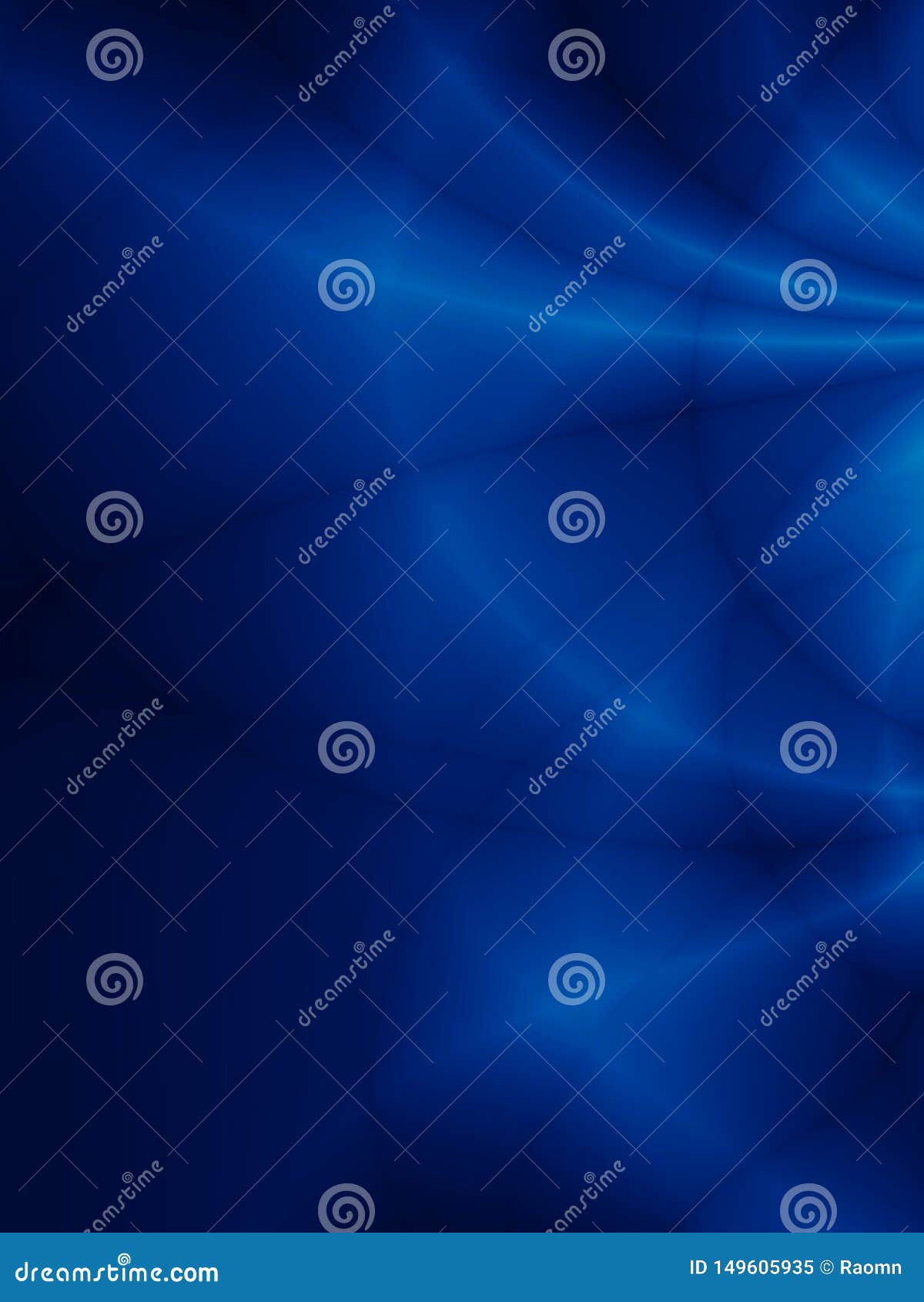 Blue Deep Storm Wavy Sky Background Stock Illustration - Illustration ...