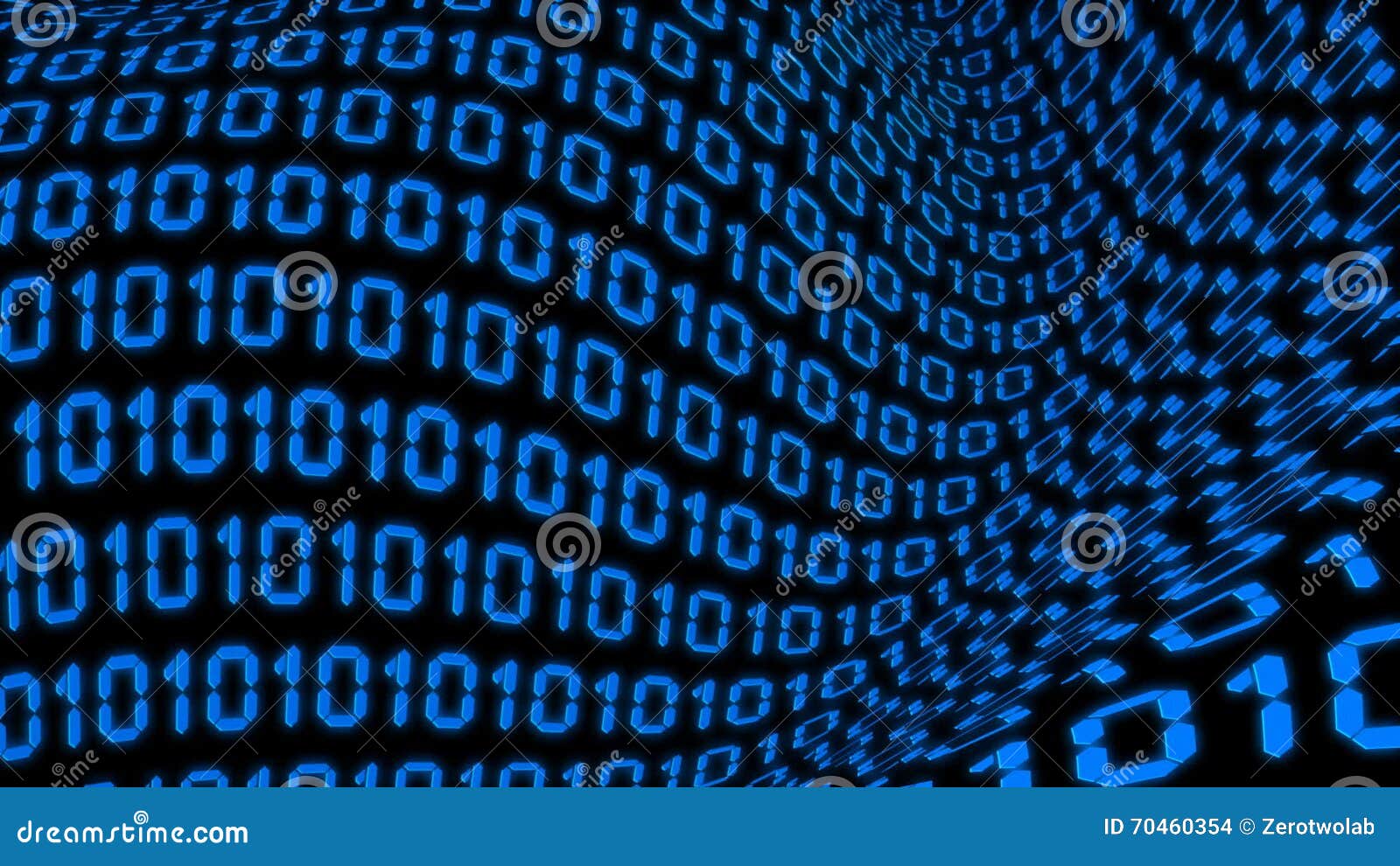 Background with blue digit stock footage. Video of speed - 70460354