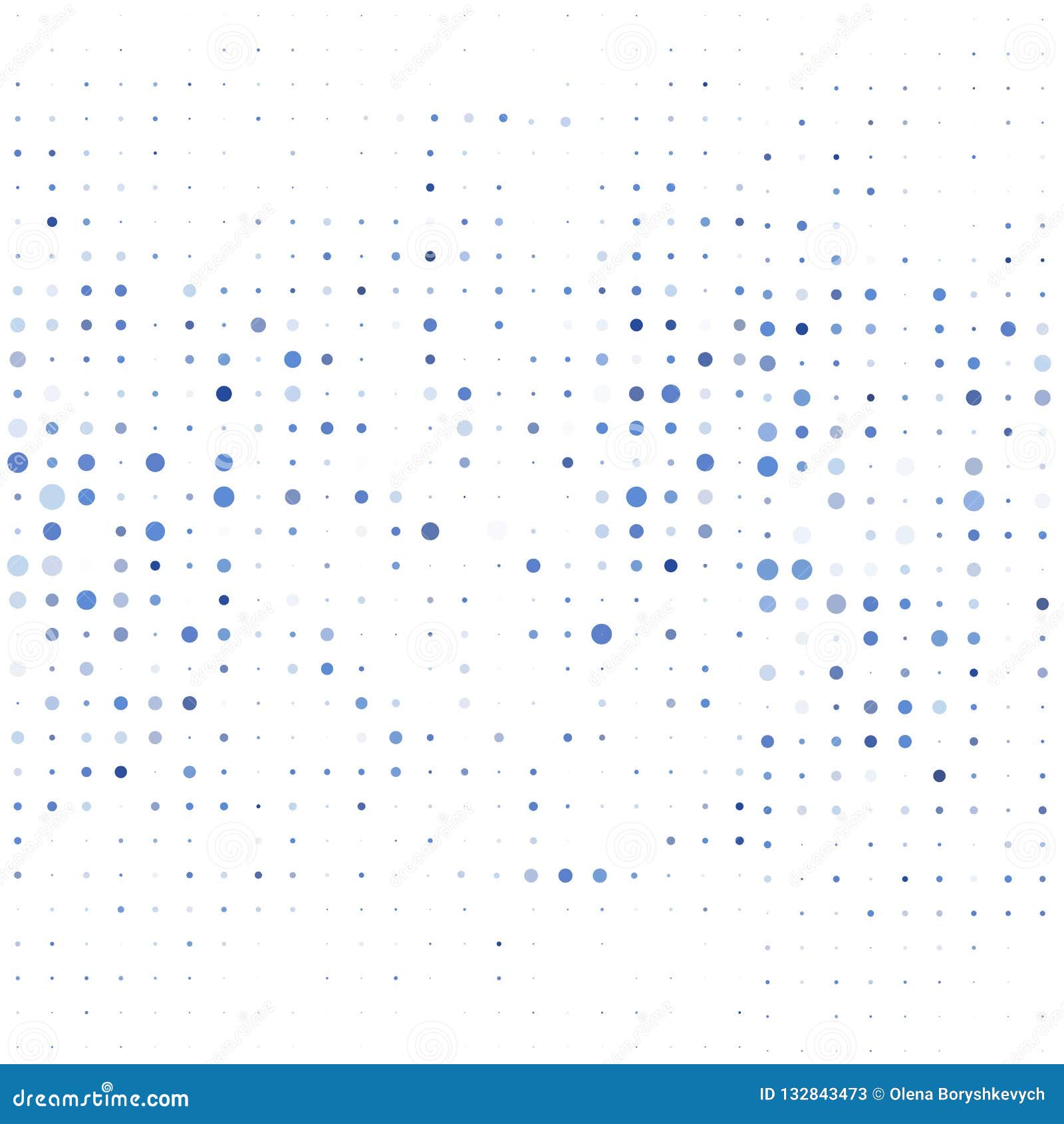 The Background of Blue Dots of Different Sizes are Located in Different ...