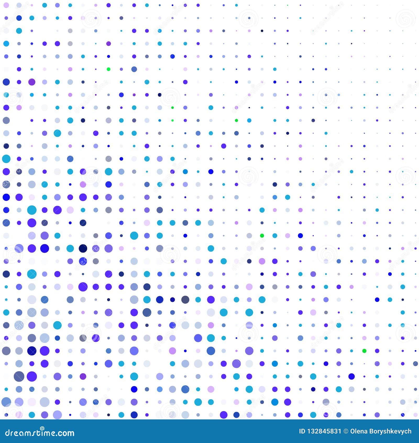 The Background of Blue Dots of Different Sizes are Located in Different ...