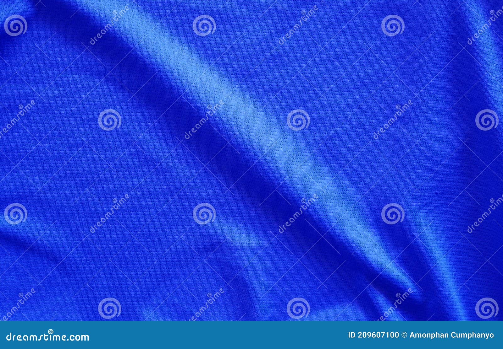 Background of Blue Silk Cloth Texture Stock Photo - Image of crease ...