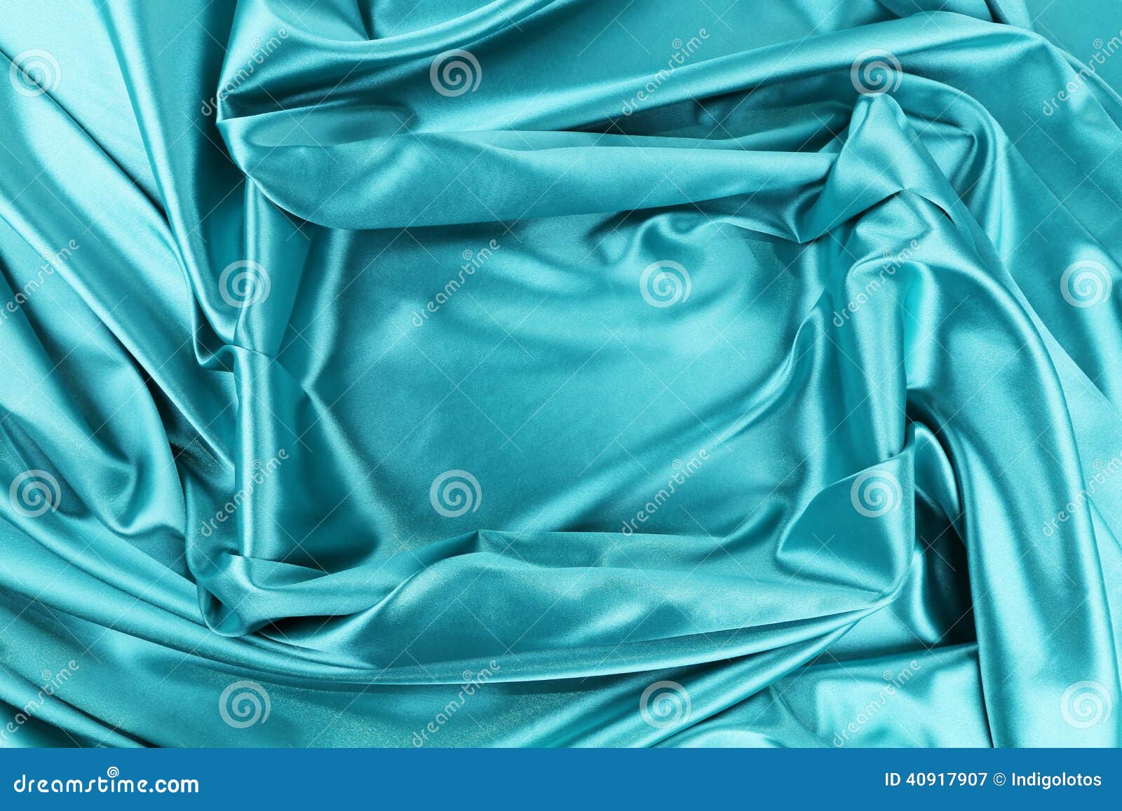 Background of Blue Fabric and Rectangle. Stock Image - Image of ...