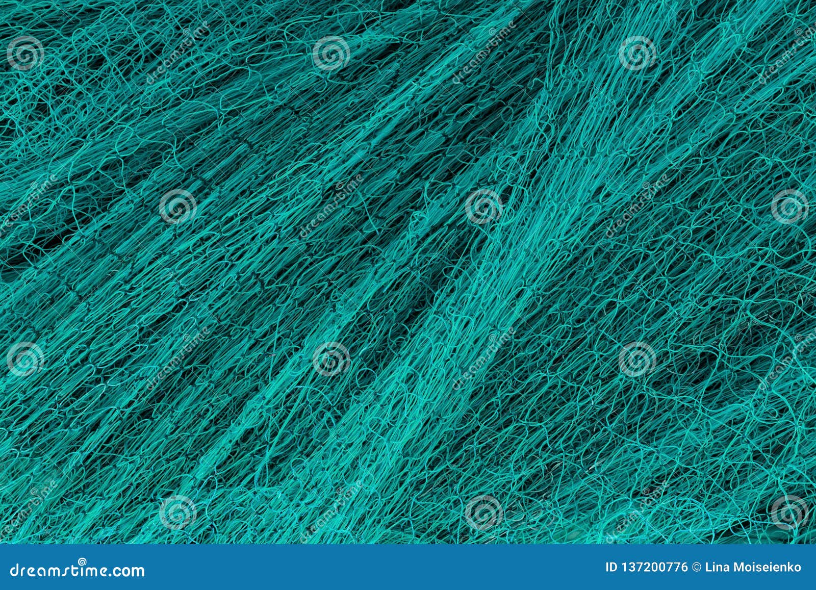 Background with Blue Fishing Net. Grid Texture Stock Photo - Image of ...
