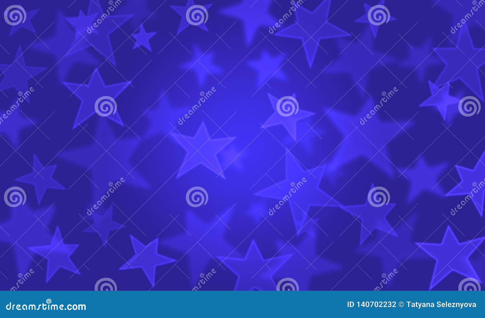 Background Blue Gradient with Stars with Bokeh Effect. Stock ...
