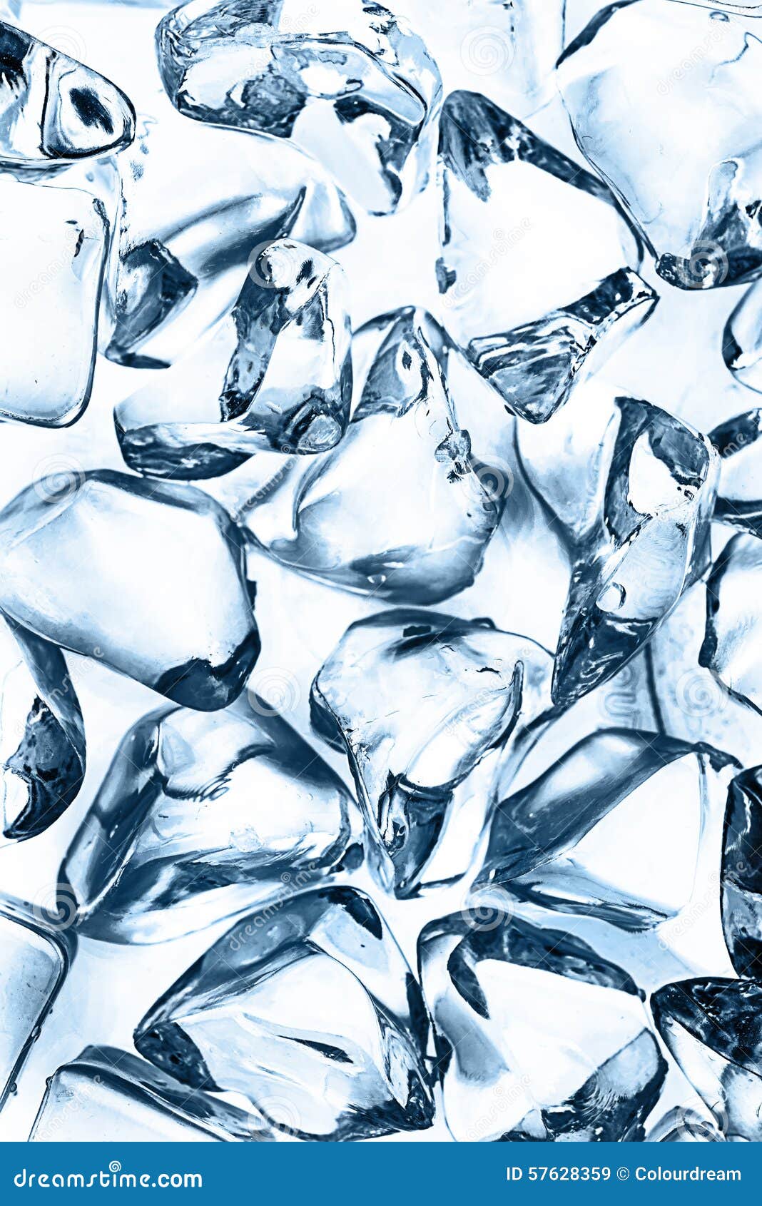 Background of Blue Ice Cubes Stock Image - Image of cold, close: 57628359