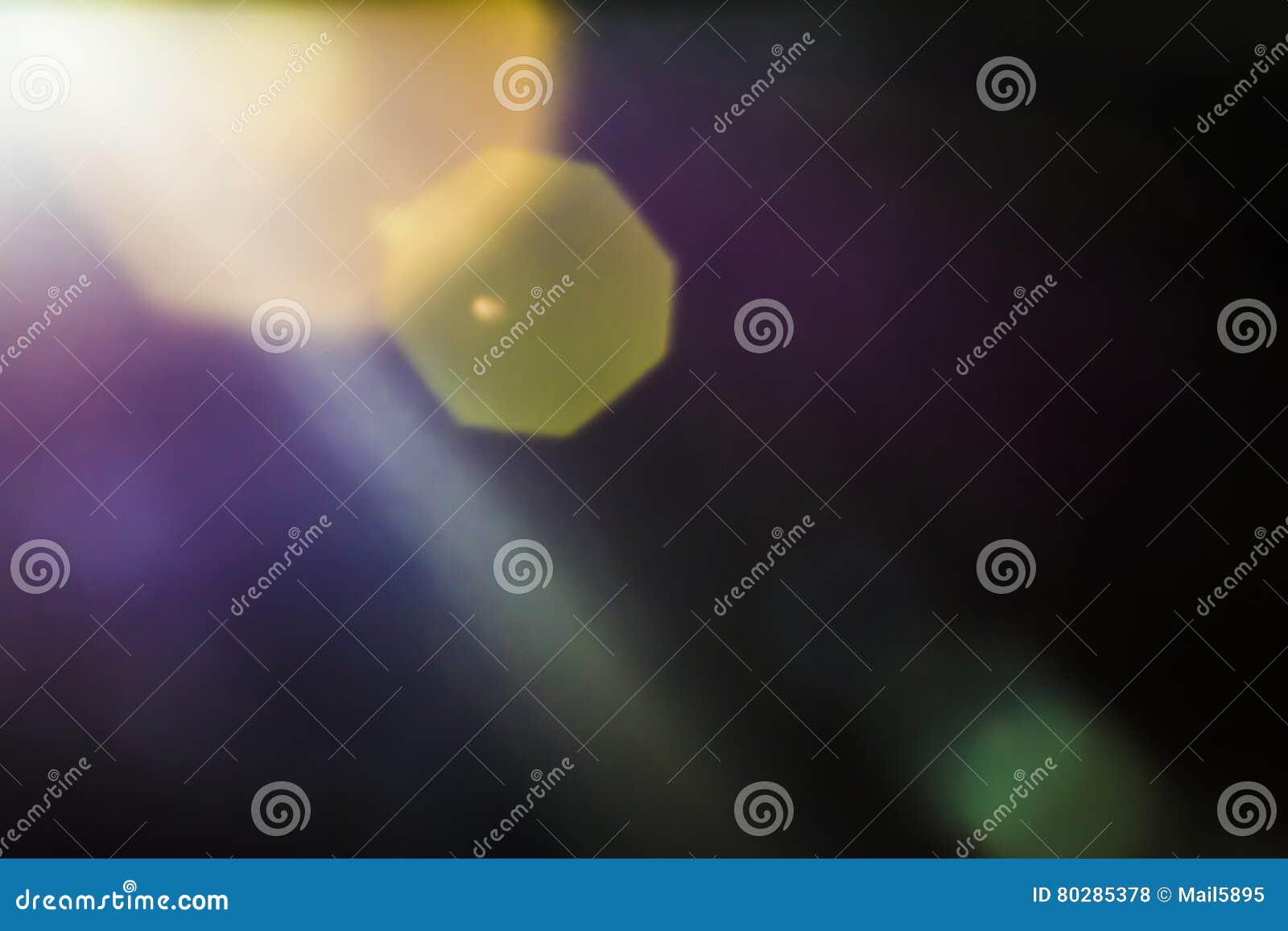 Background of Blue LED Lights with Bokeh Effect Stock Photo - Image of ...