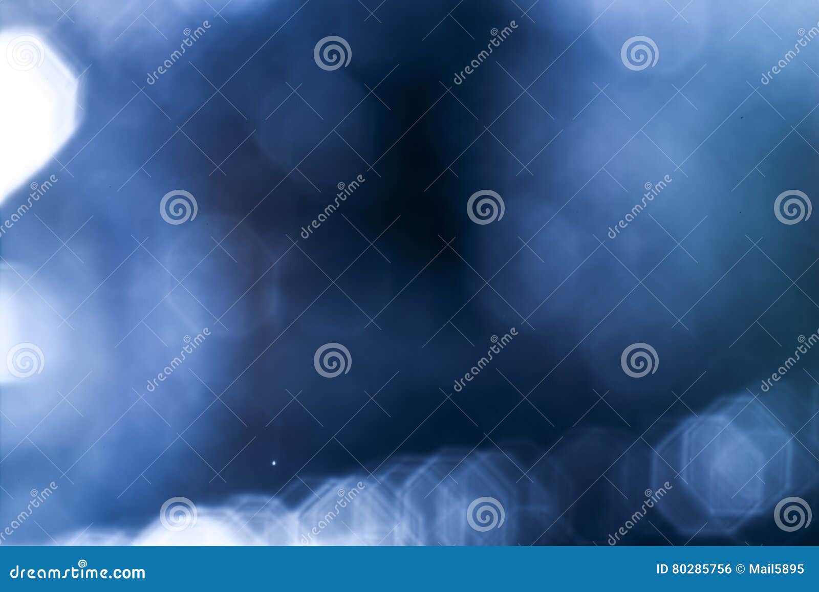 Background of Blue LED Lights with Bokeh Effect Stock Photo - Image of ...