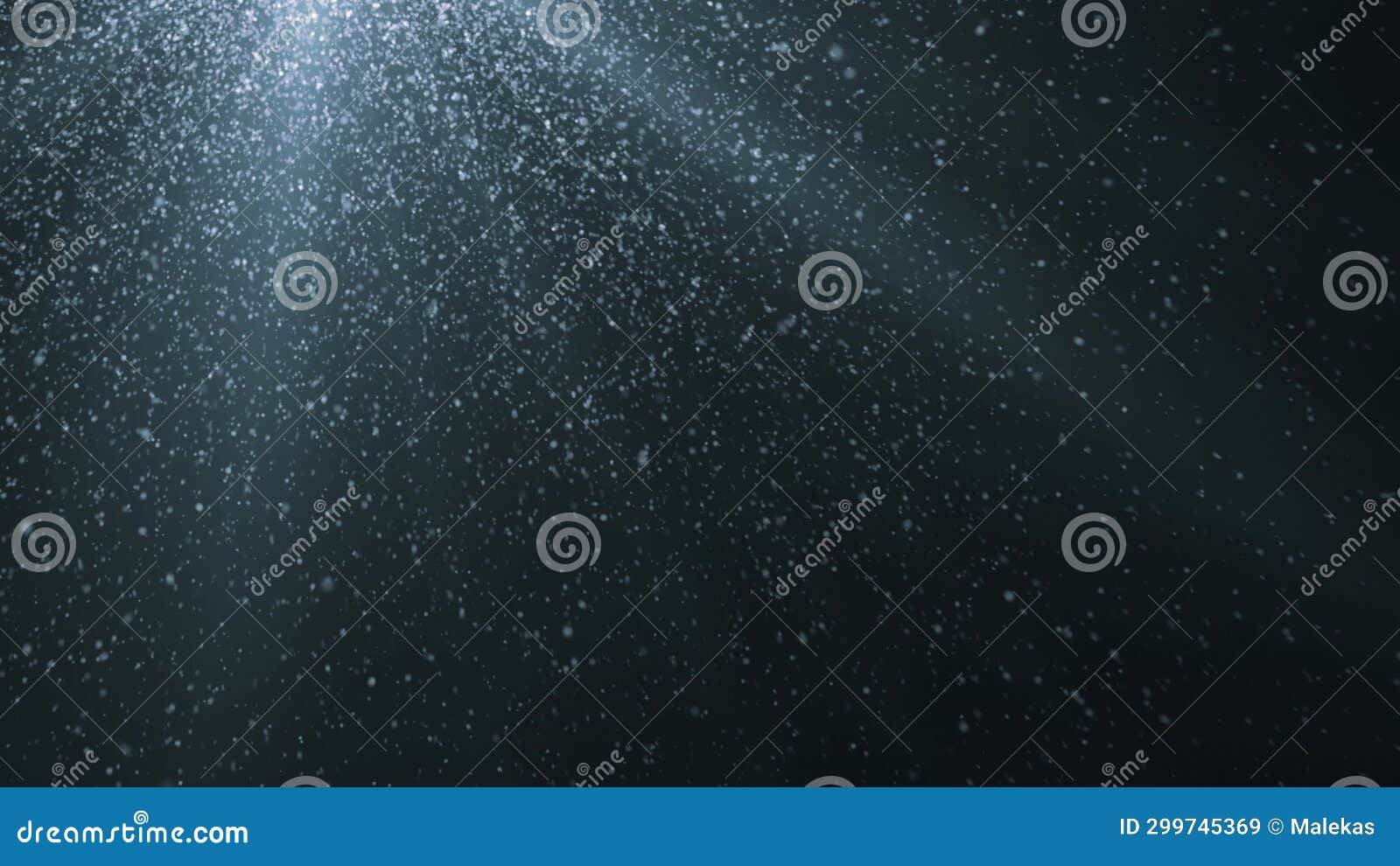 Background of Blue Light Rays and Falling Particles Animated in Loop ...