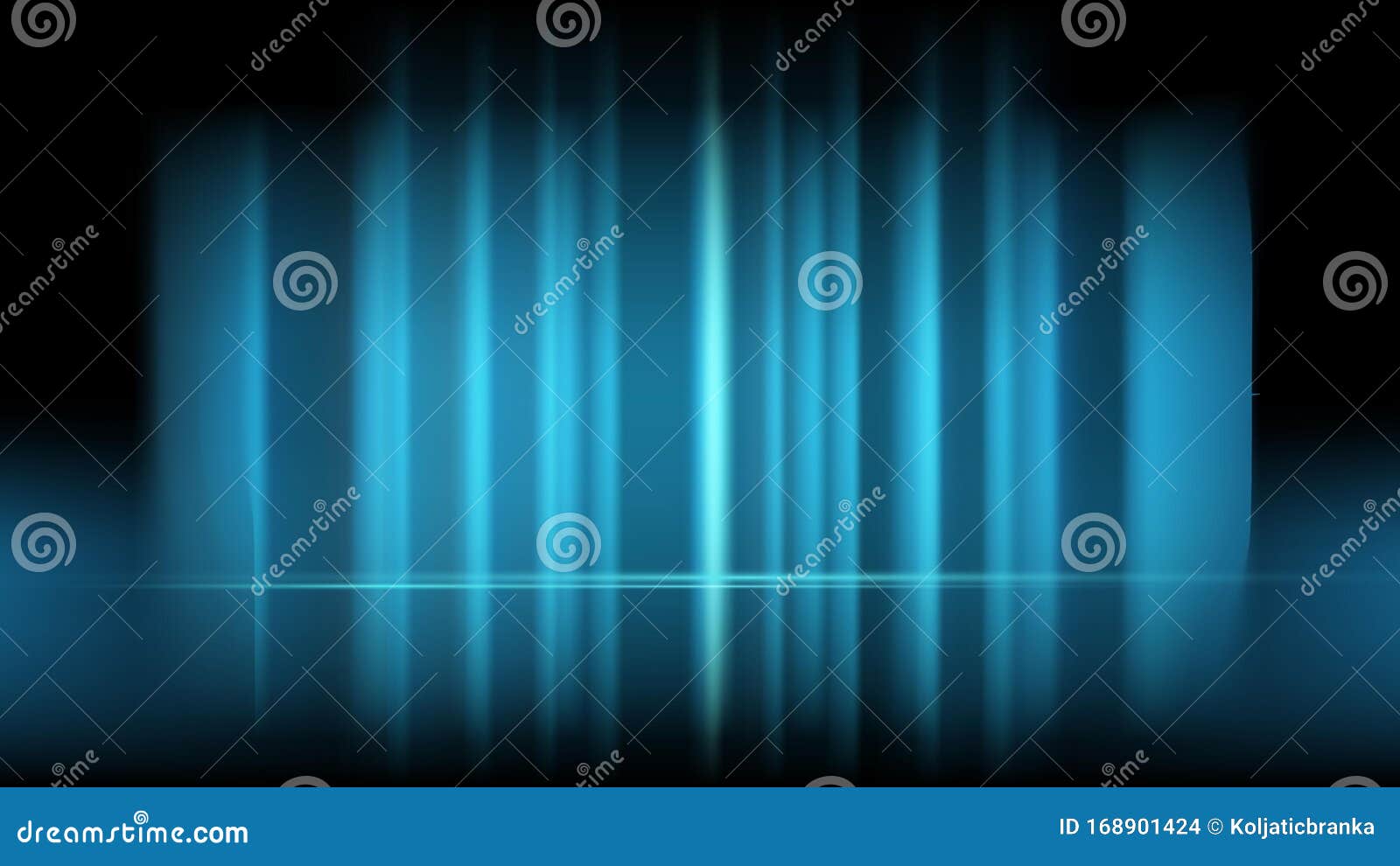 Background Of Blue Luminous Rayson For Your Design. Stock Photography ...