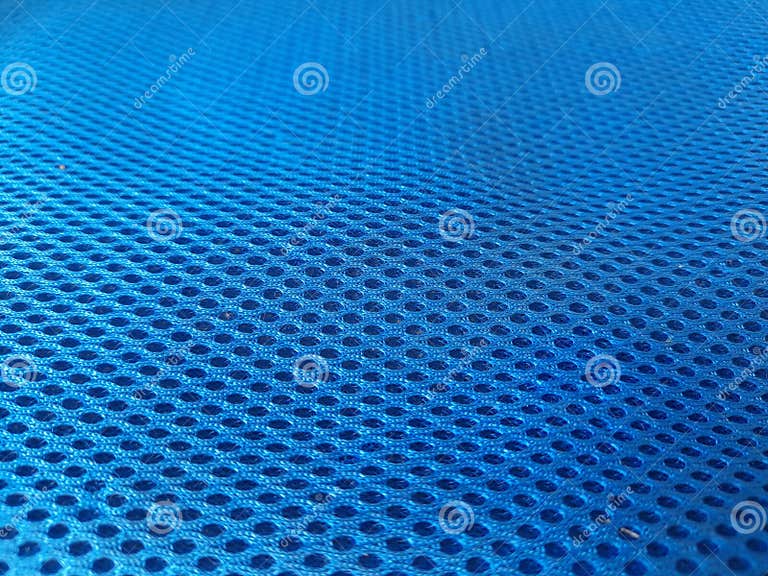 Background of Blue Mesh Texture with Many Holes on Surface with Soft ...