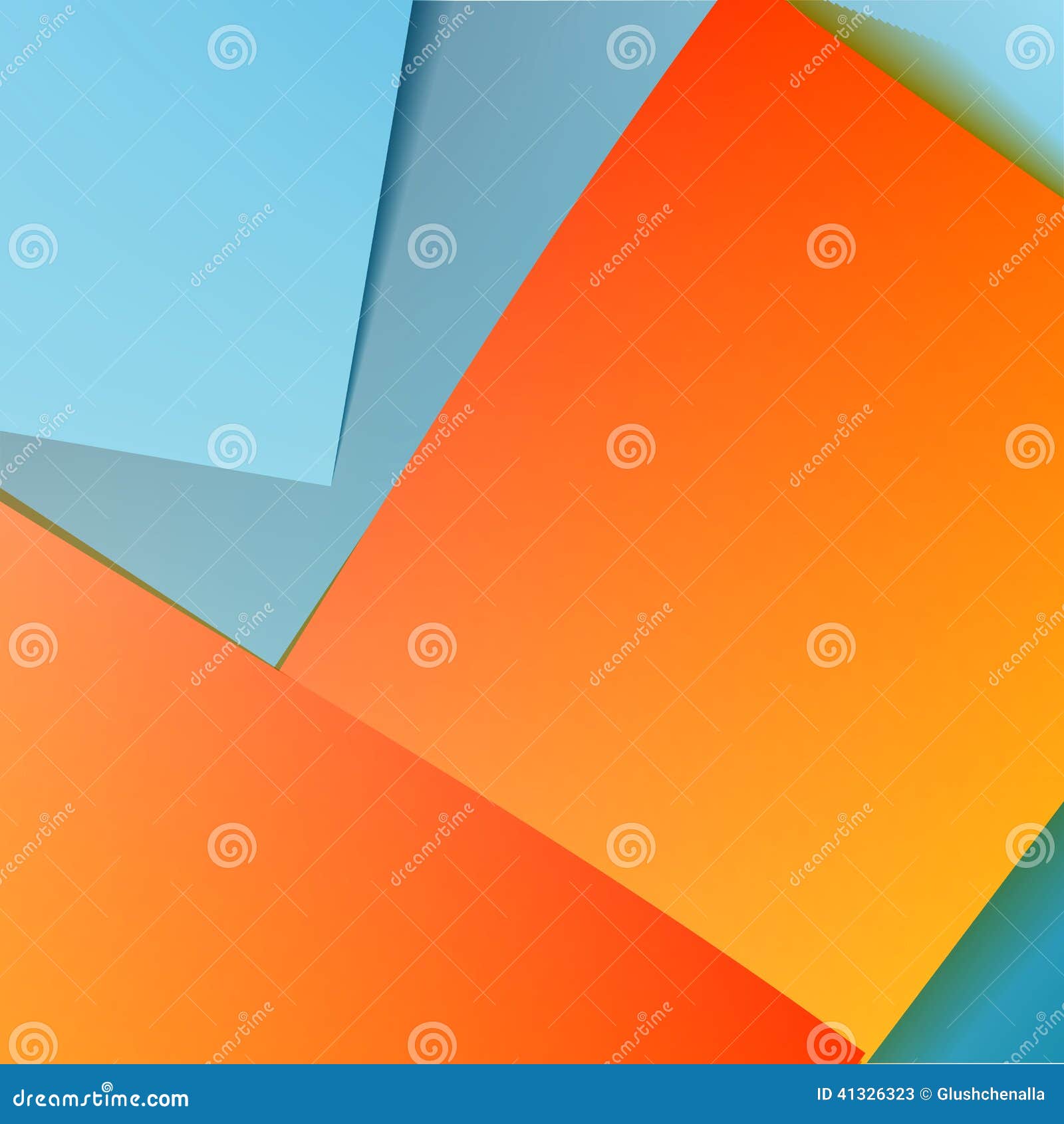 Background with blue paper stock vector. Illustration of geometric ...