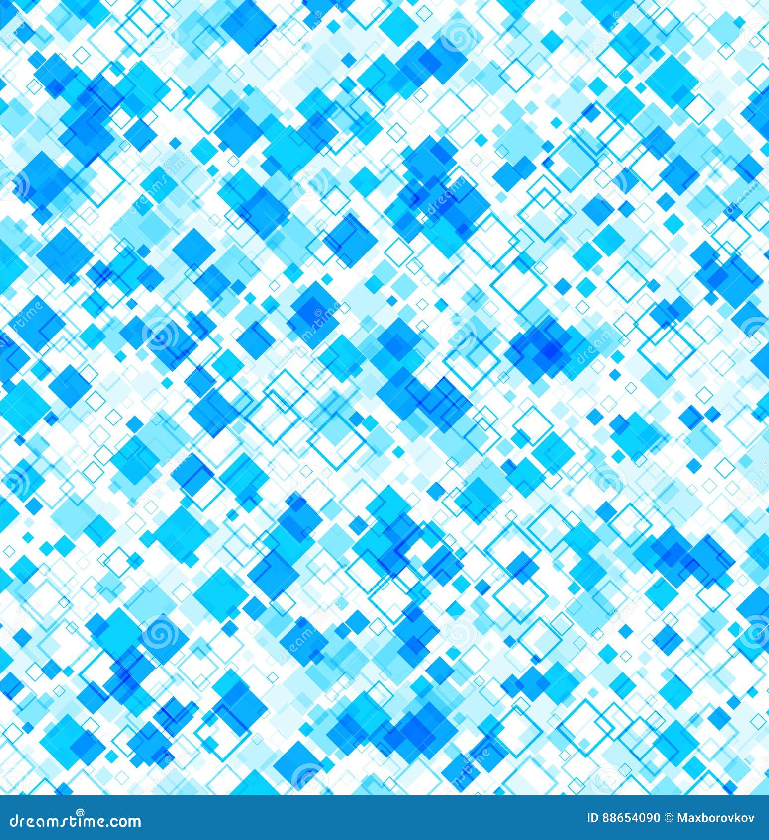 Background with Blue Rhombs. Stock Vector - Illustration of template ...