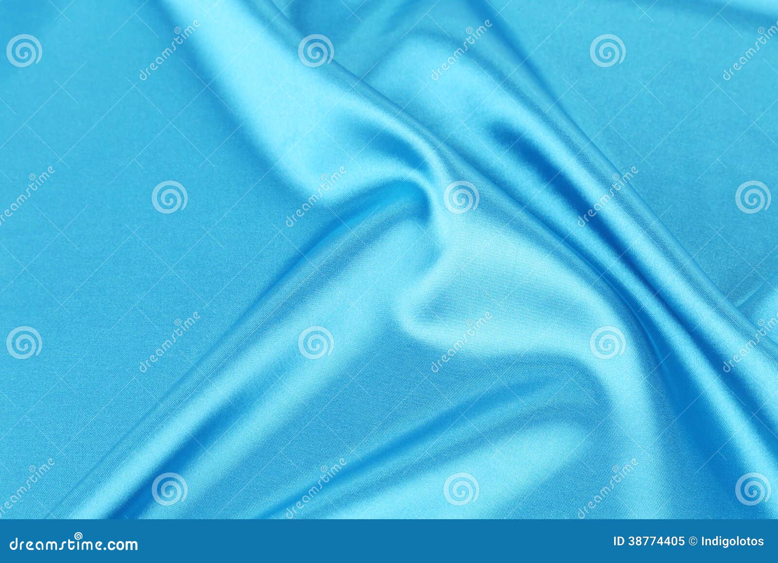 Background of blue silk. stock image. Image of close - 38774405