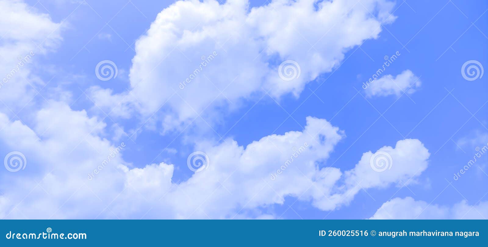 Background of Blue Sky with Cloud Stock Photo - Image of horizon ...