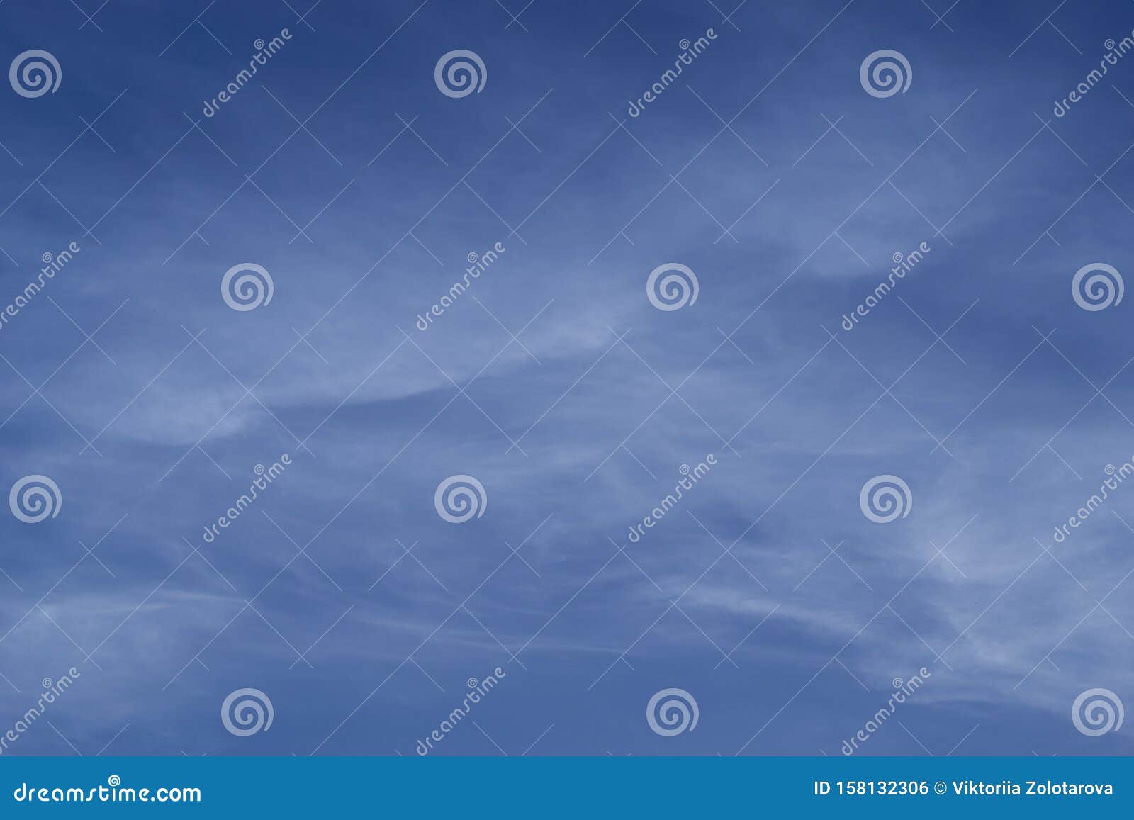 Blue Evening Sky, Background Stock Photo - Image of backdrop, saturated ...