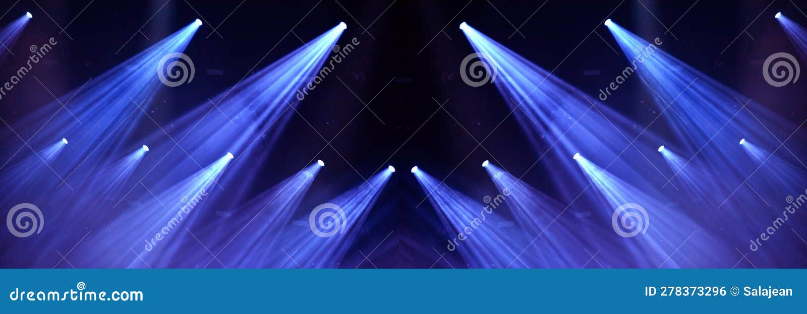 Background of Blue Stage Lights Stock Photo - Image of entertainment ...