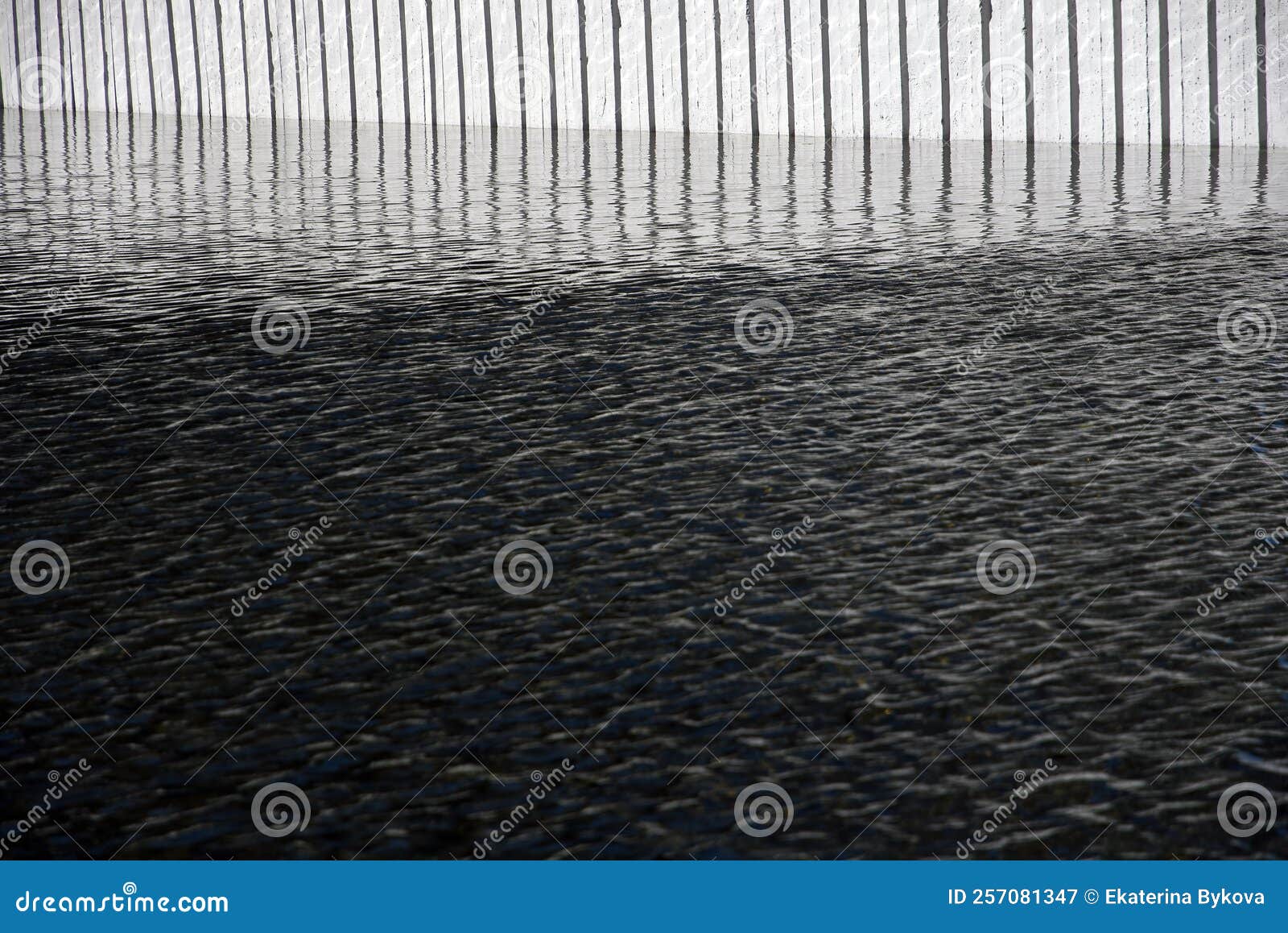 Background of Blue Water with Sun Reflection, Ripple Water Wave. Stock ...