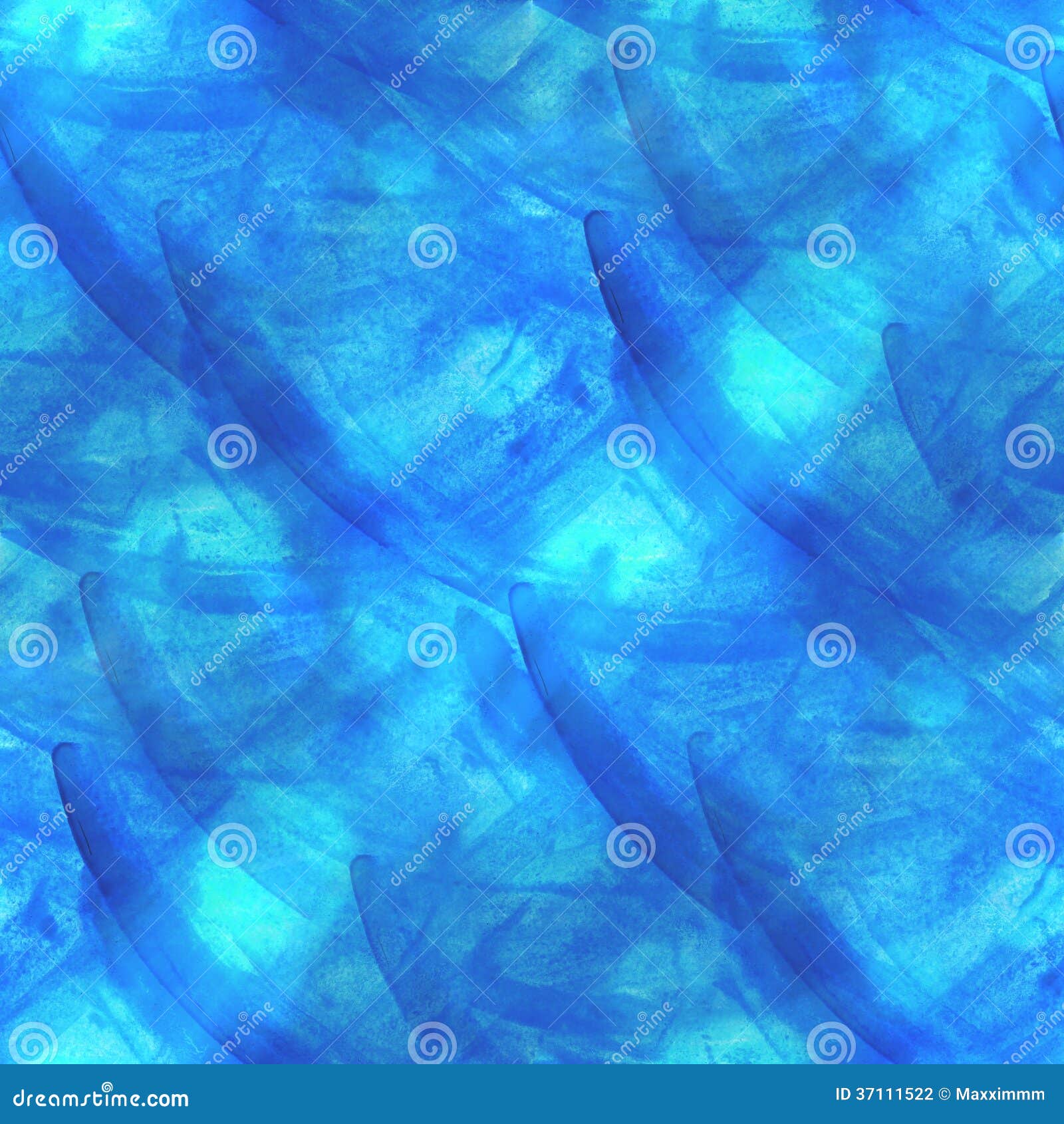 Background Blue Watercolor Seamless Texture Stock Illustration