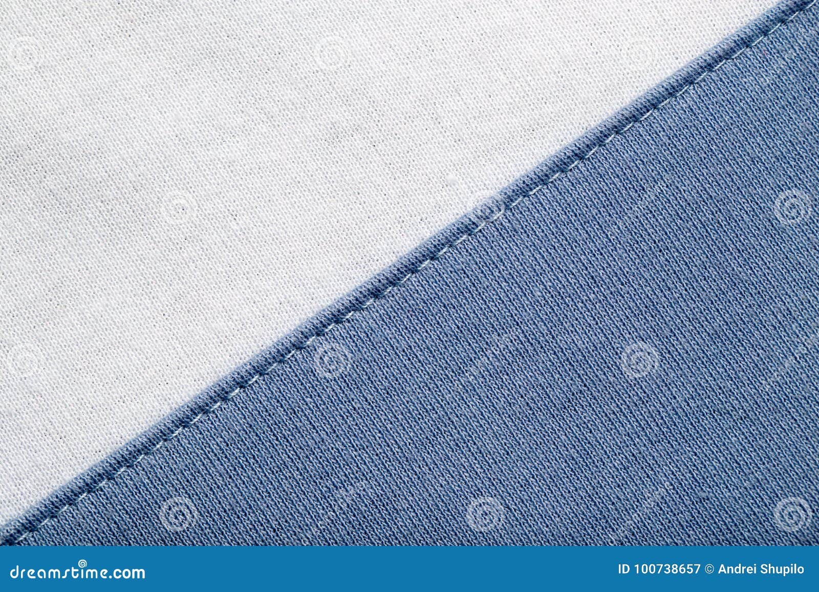 Background of Blue and White Fabric Stock Image - Image of simple ...
