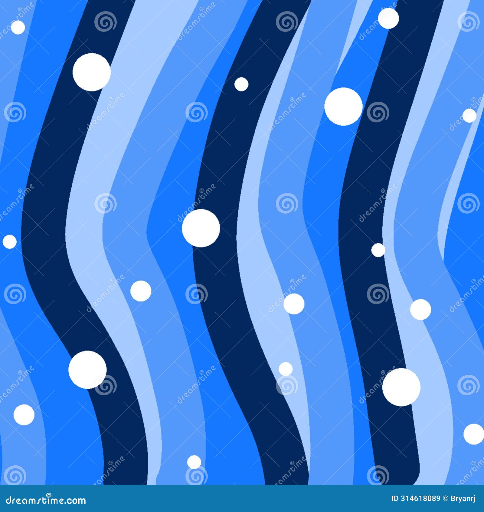 The Background is Blue and White with Zigzag Lines Stock Illustration ...